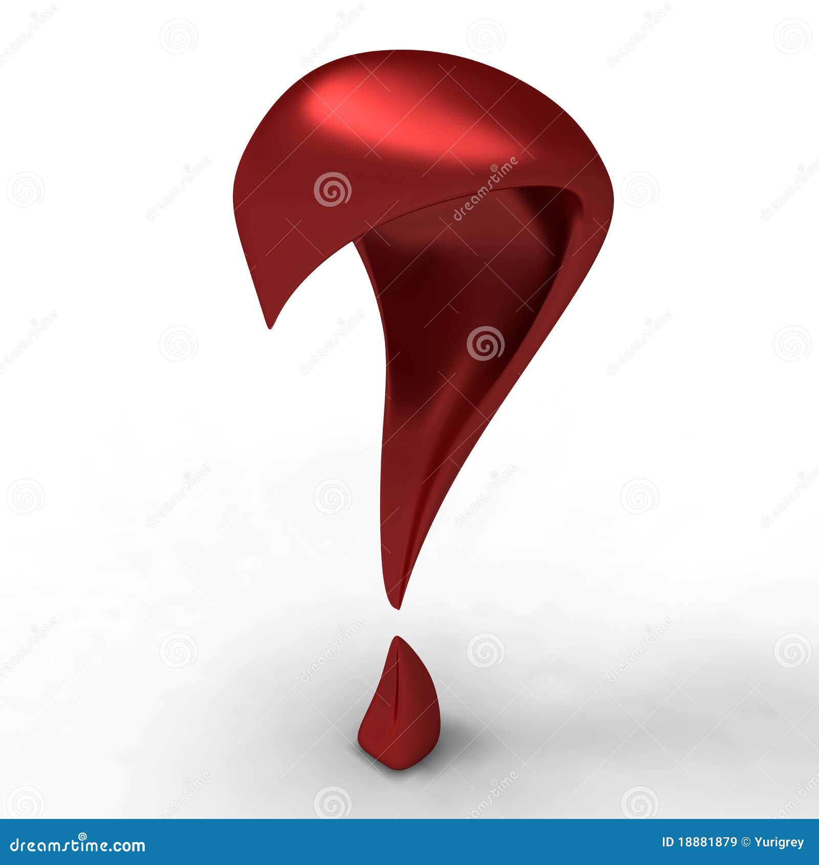 Red stylish question mark stock illustration. Illustration of ...