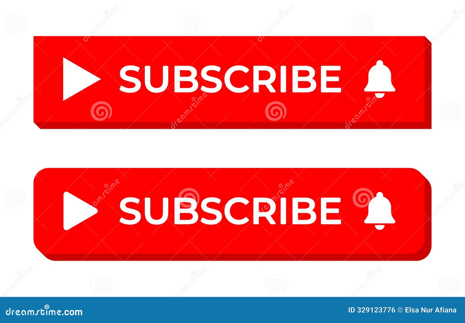 Red Subscribe Button Icon Set. Youtube Subscriptions Concept Stock ... Red Subscribe Button Icon Set. Youtube Subscriptions Concept Stock ...