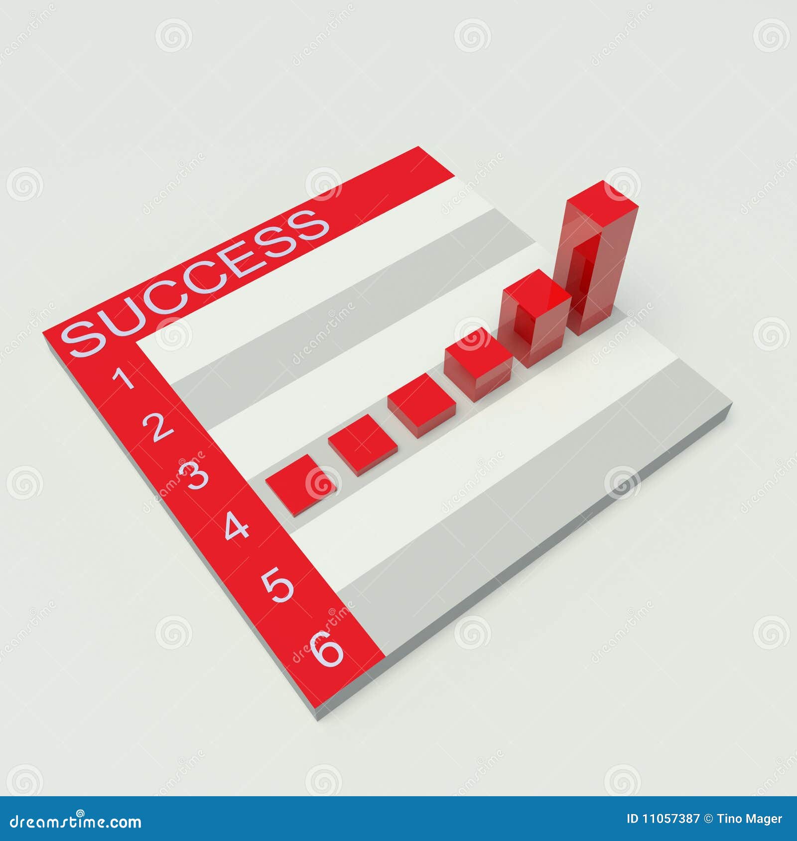 Red success graph stock illustration. Illustration of success - 11057387