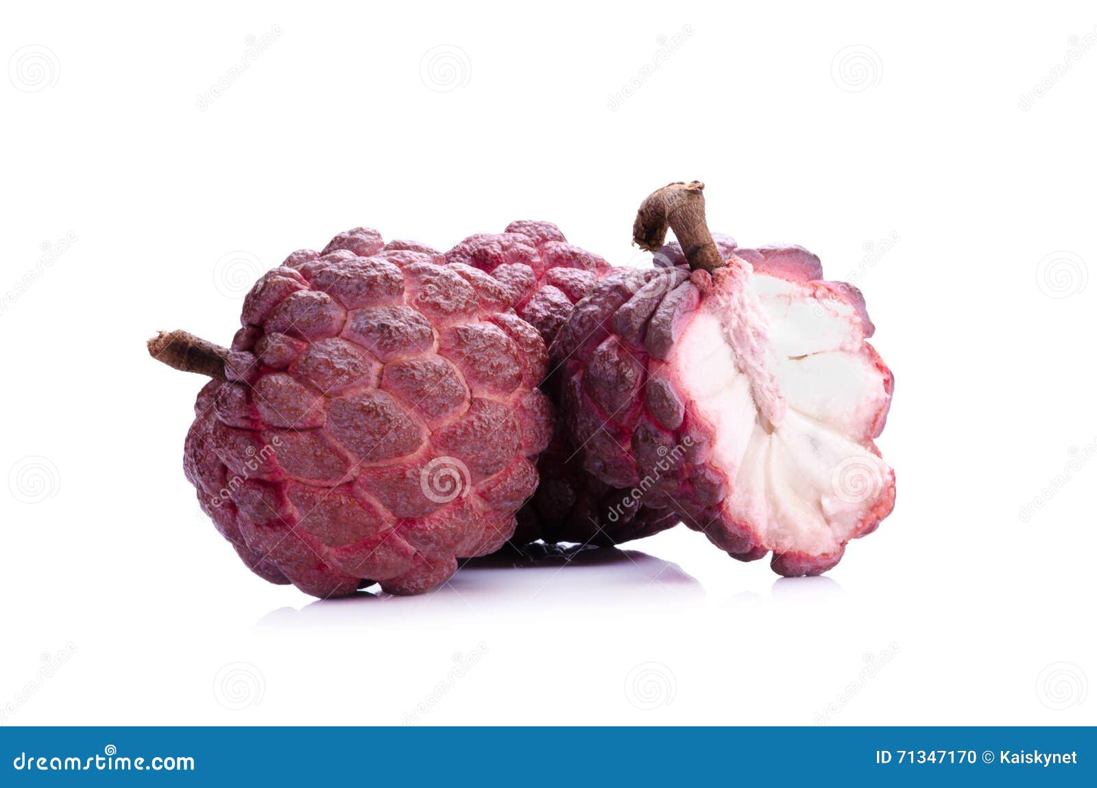 Red Sugar Apple fruit stock photo. Image of food, delicious - 71347170