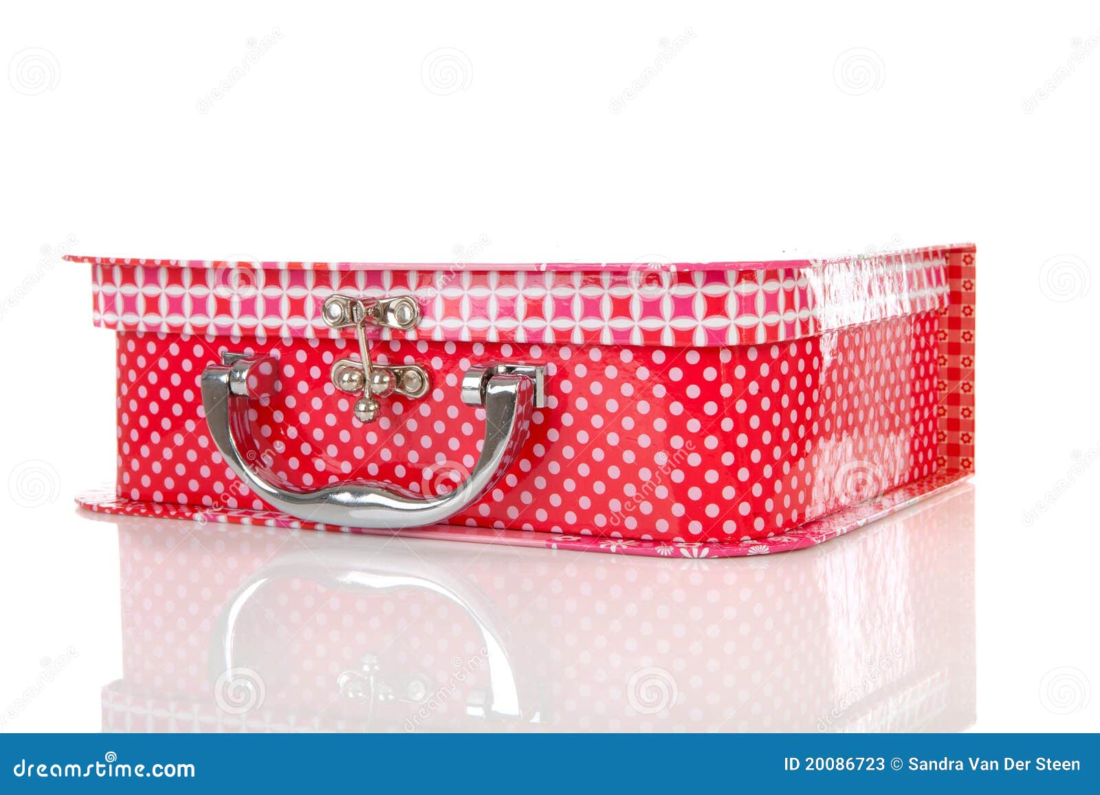 Red suitcase in closeup stock image. Image of trip, suitcase - 20086723