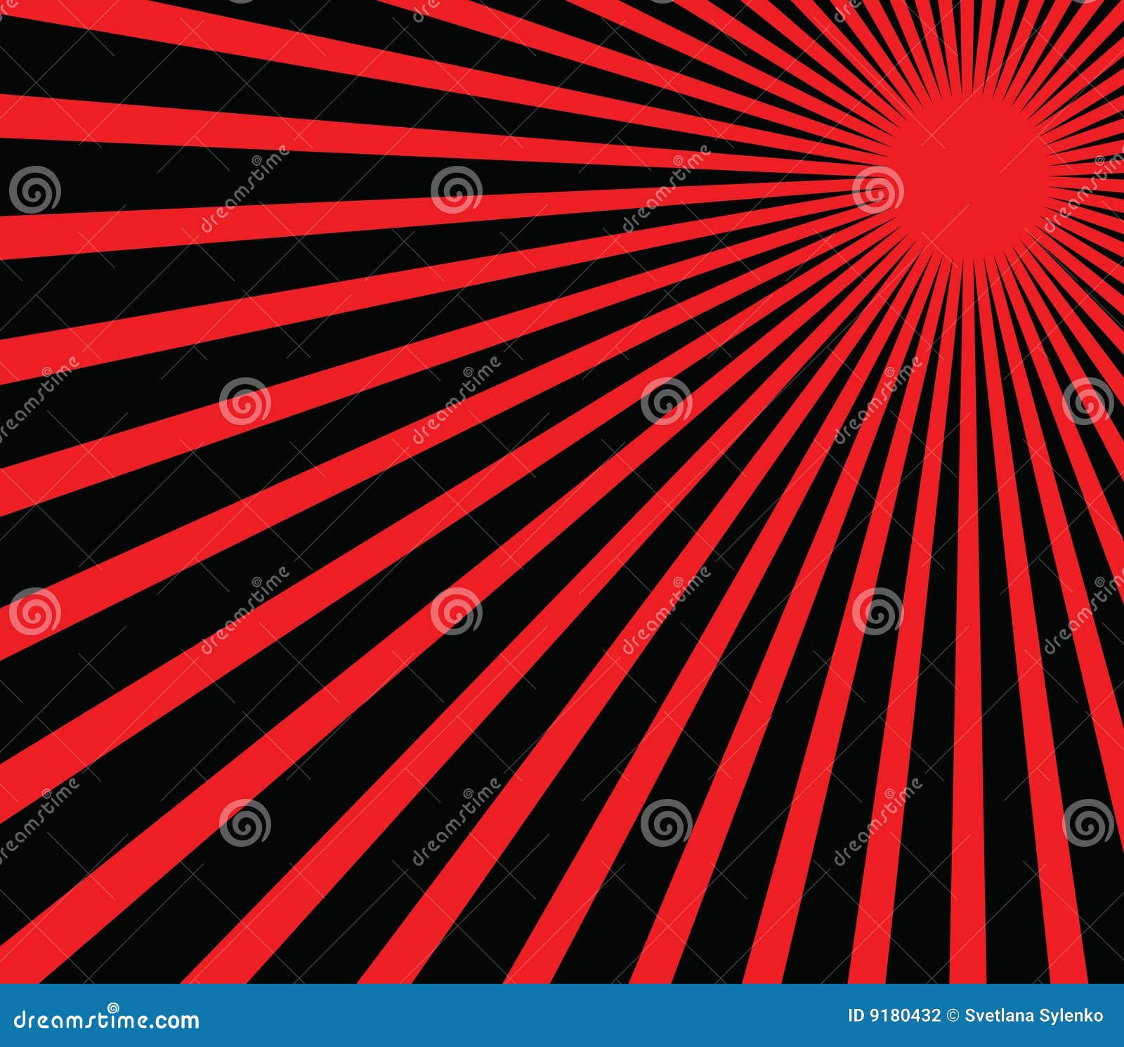 Red sun stock vector. Illustration of beam, effect, artwork - 9180432