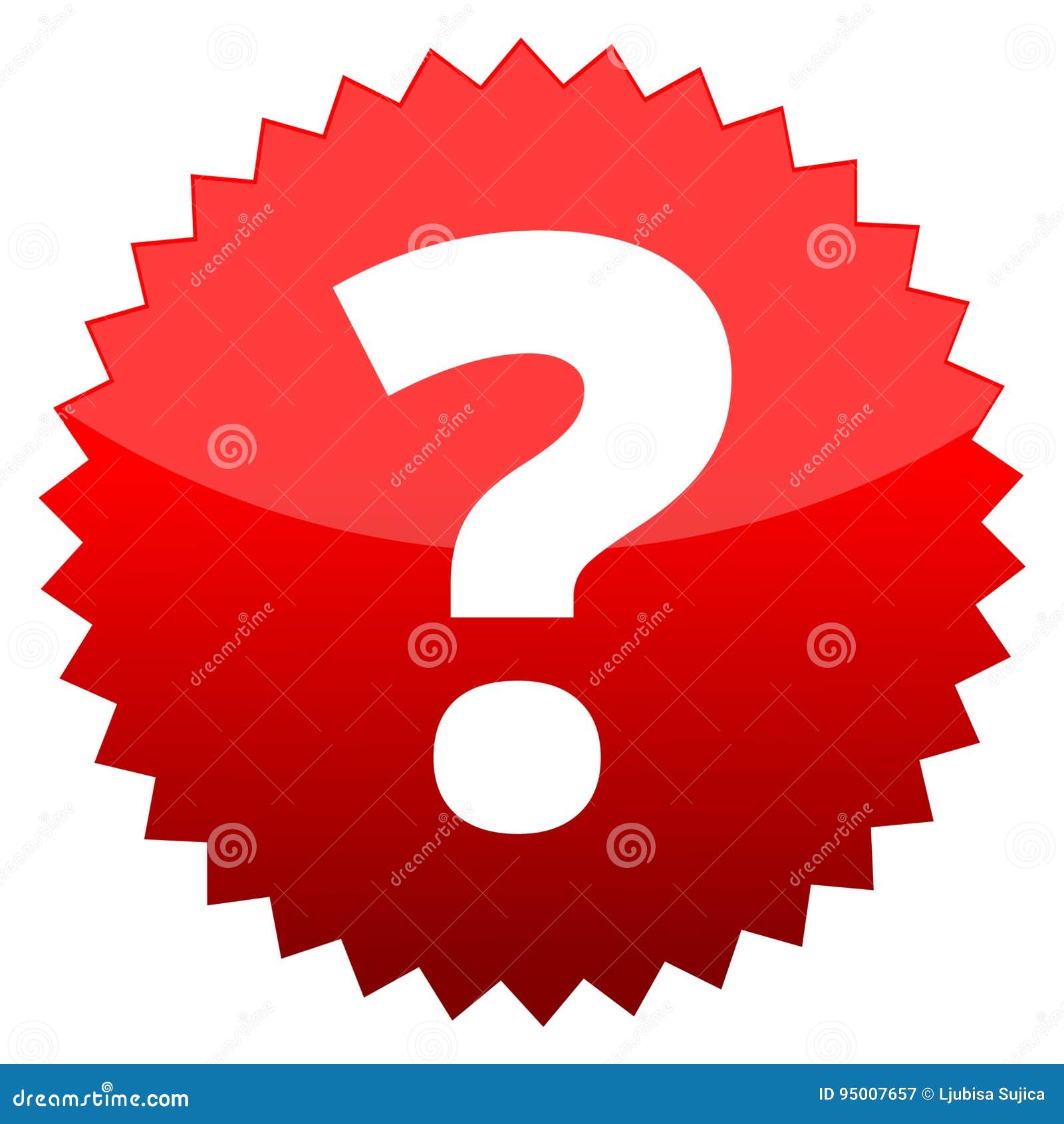 Red sun sign question mark stock illustration. Illustration of office ...