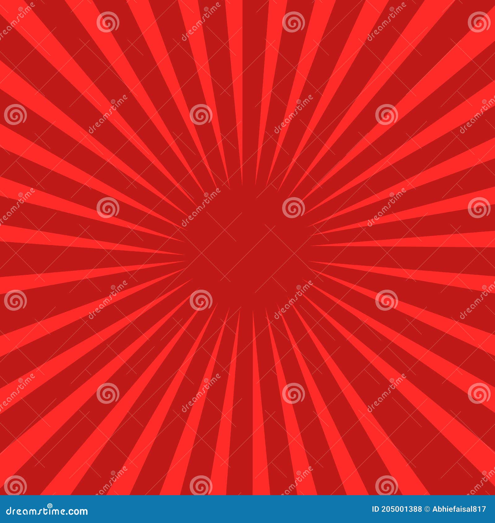 Red Sunburst Background Image Cartoon Comic Stock Vector - Illustration ...