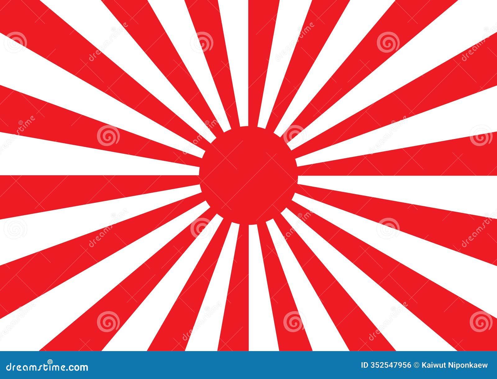 Red sunlight flags stock vector. Illustration of style - 352547956