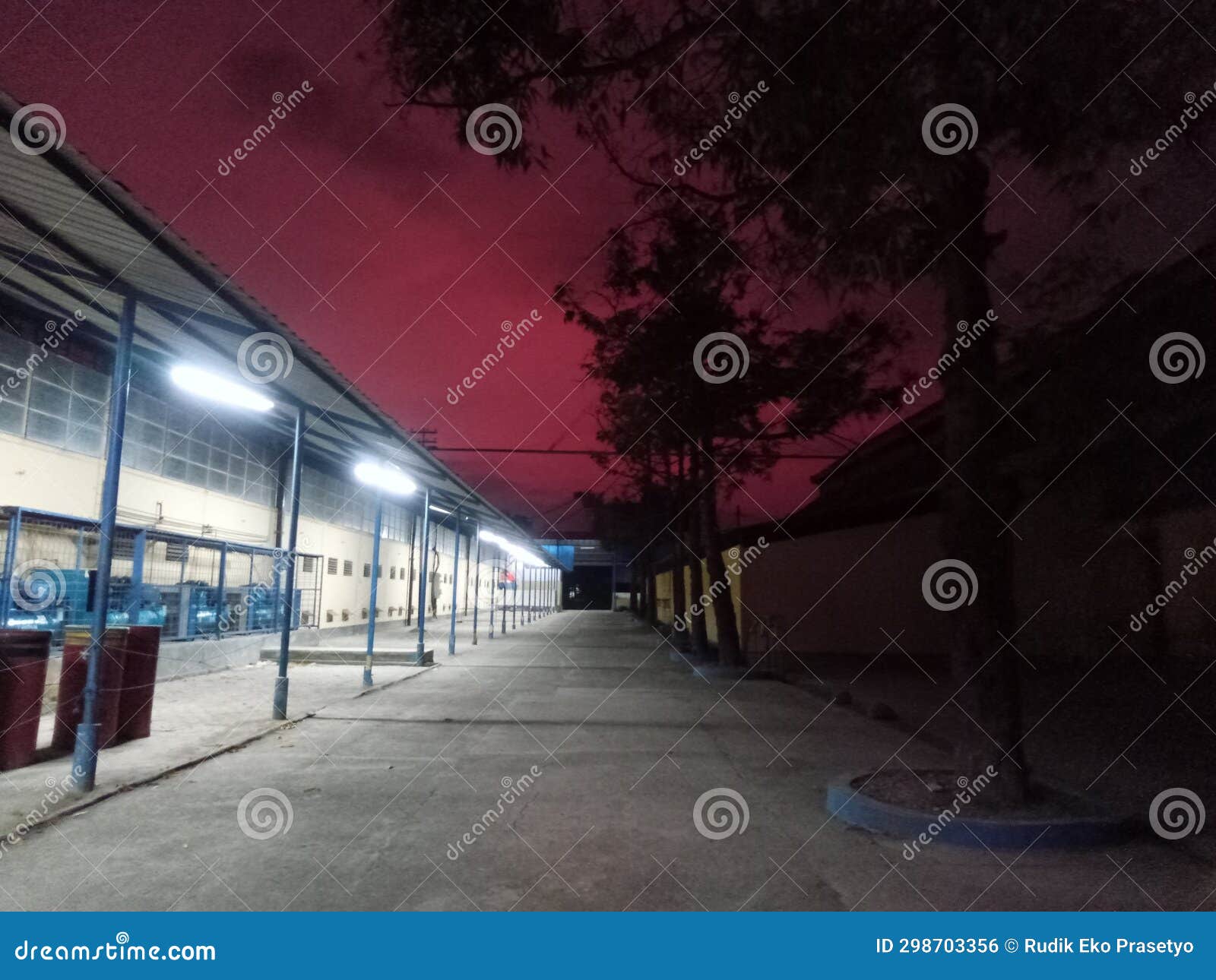 Red sunrise in morning stock photo. Image of colors - 298703356