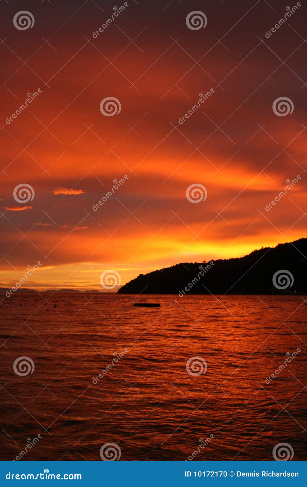 Red sunset stock photo. Image of evening, romantic, shine - 10172170