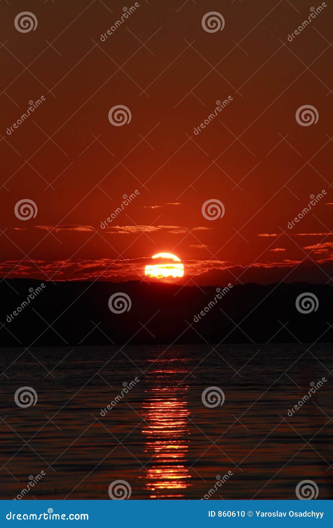 Red sunset stock photo. Image of beach, holiday, landscape - 860610