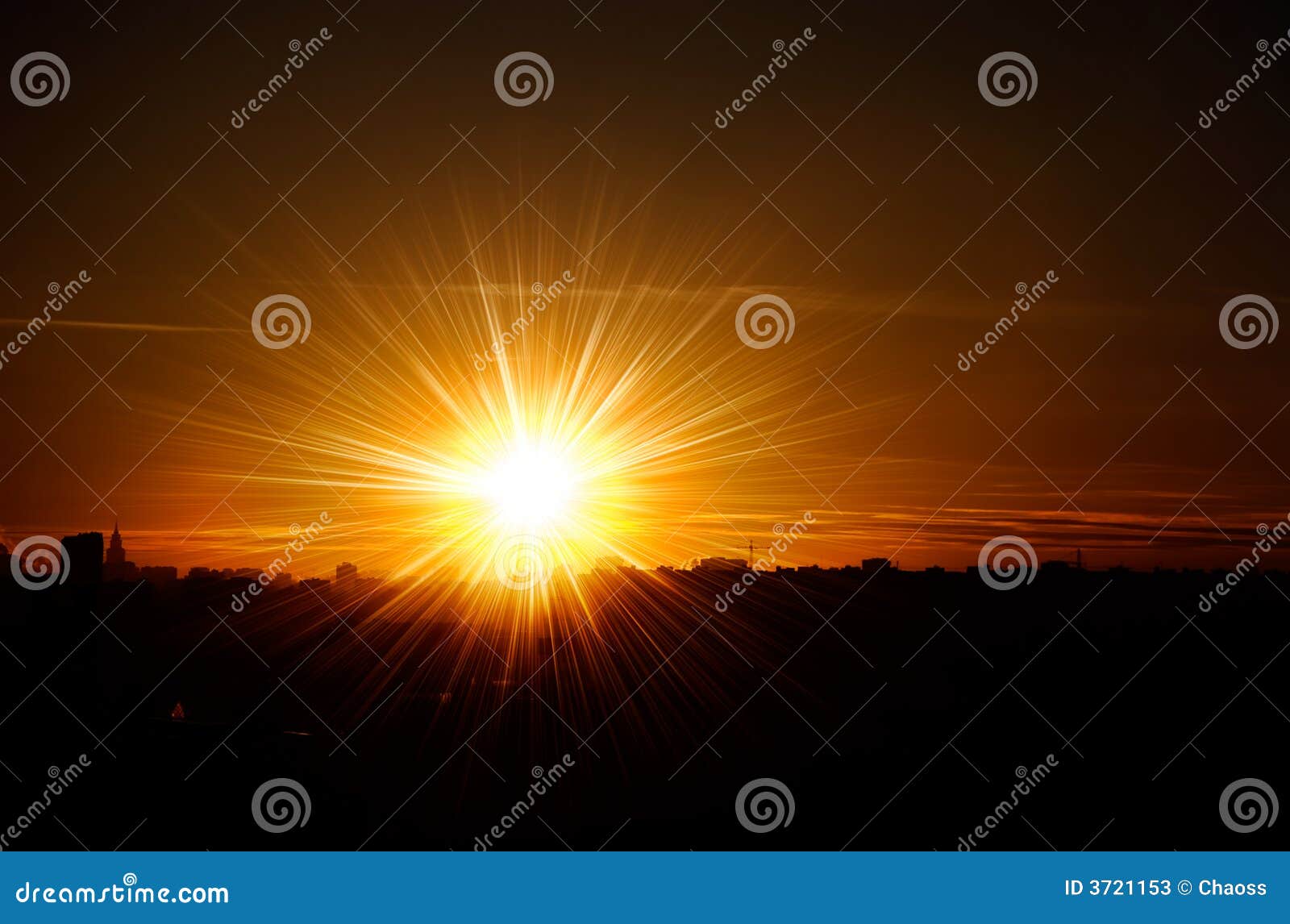 Red sunset in a city stock image. Image of city, nature - 3721153