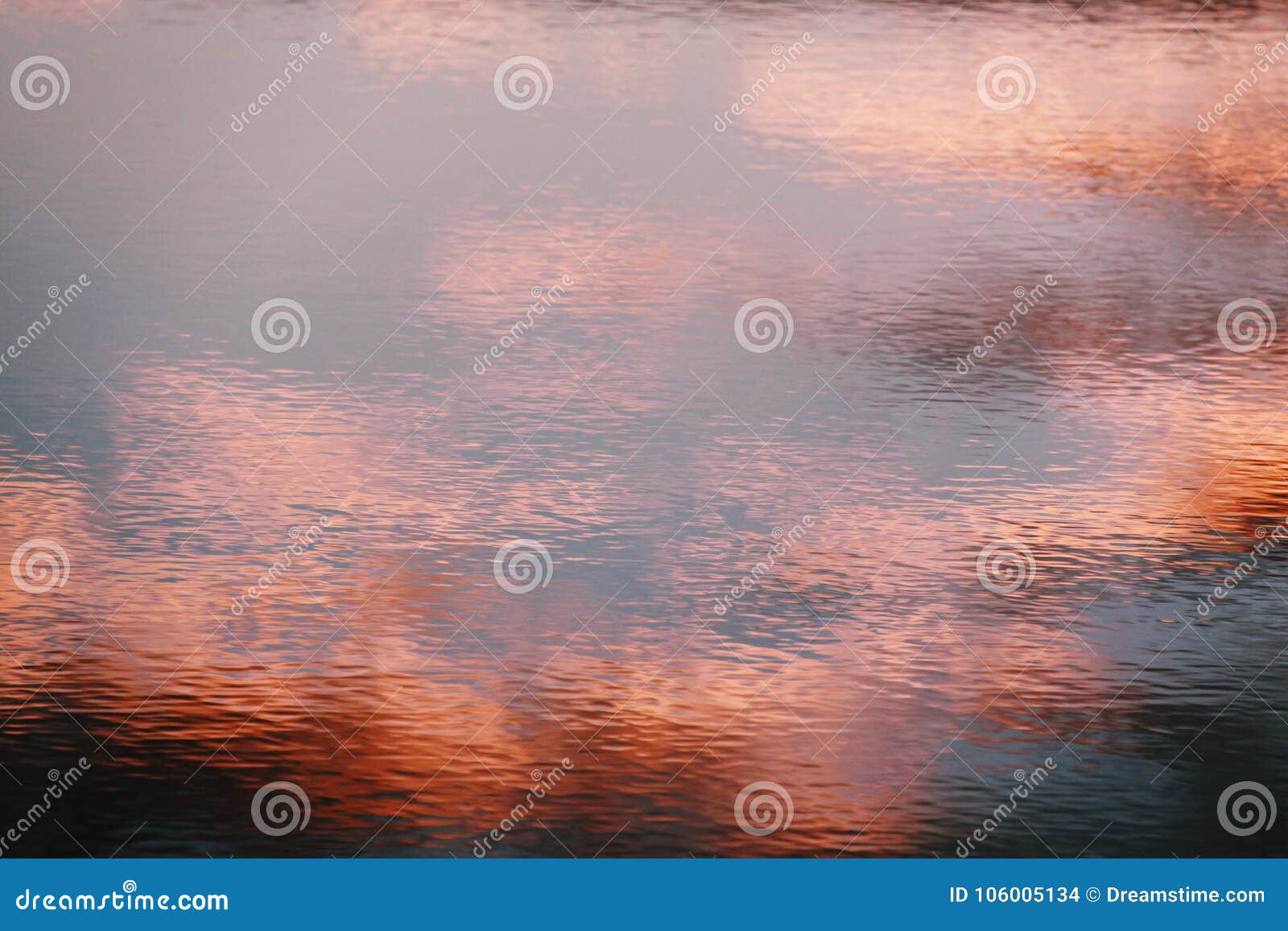 Red Sunset Reflected on Water Stock Photo - Image of horizon, dawn ...