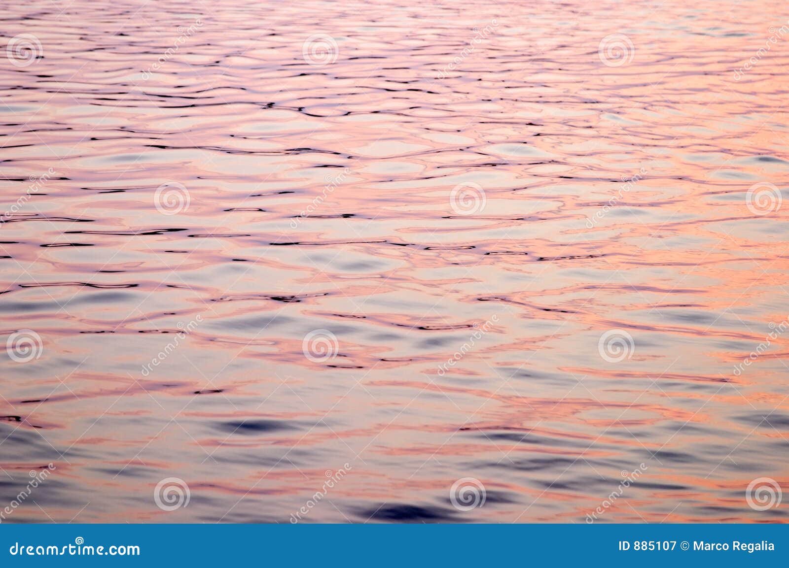 Red Sunset Reflection on Waves Stock Image - Image of closeup, surface ...
