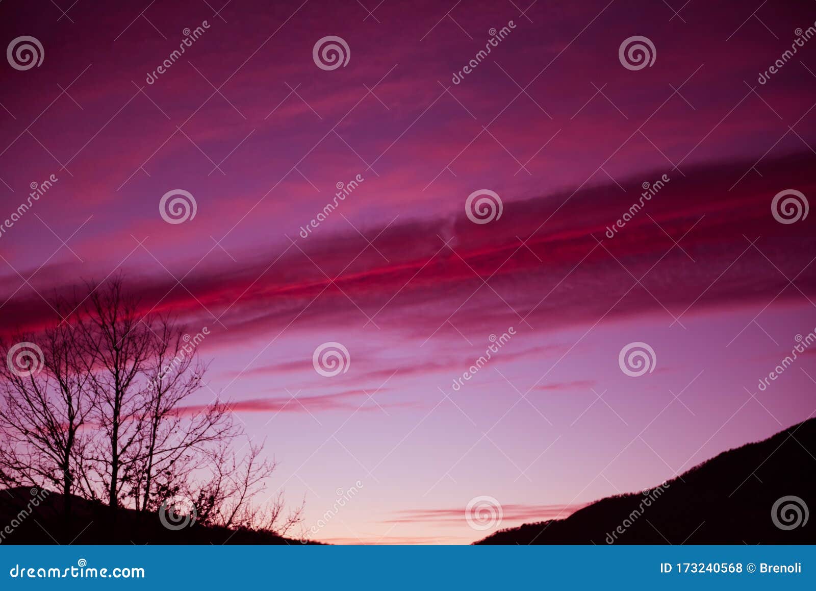 Red sunset stock photo. Image of landscape, ocean, climate - 173240568