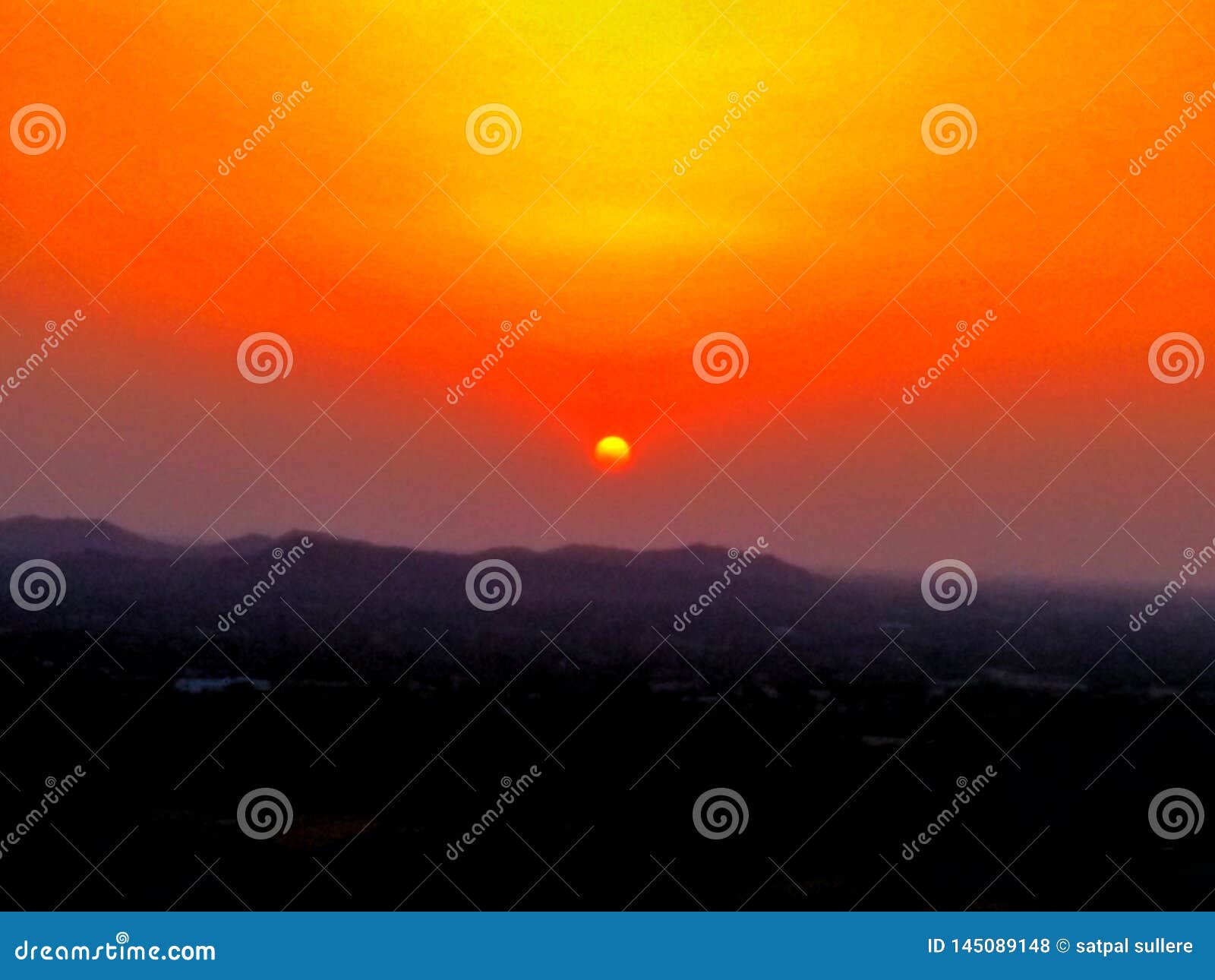 Red Sunshine stock photo. Image of nature, sunshine - 145089148