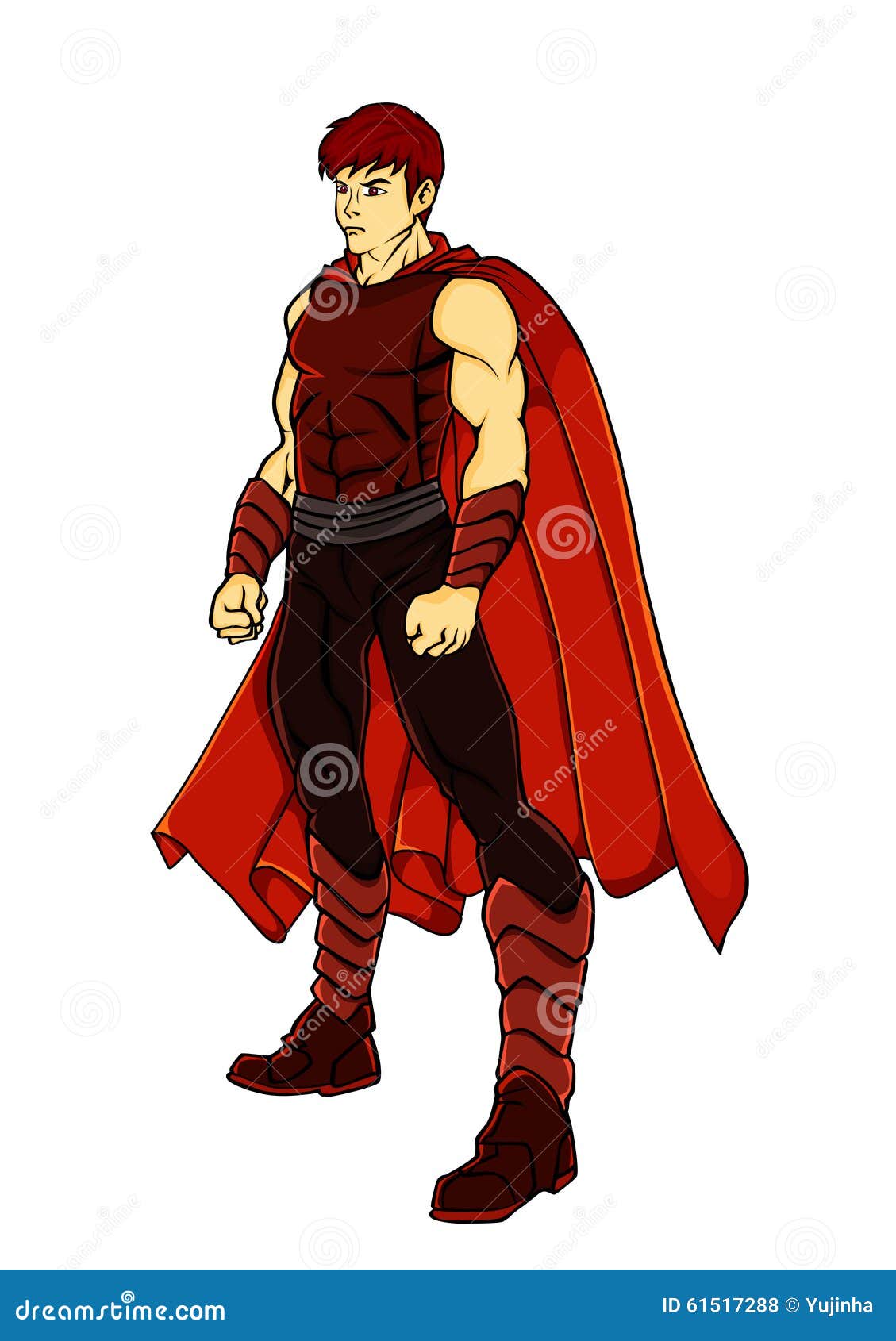 Red Super Hero 4 Stock Photos - Royalty Free Images