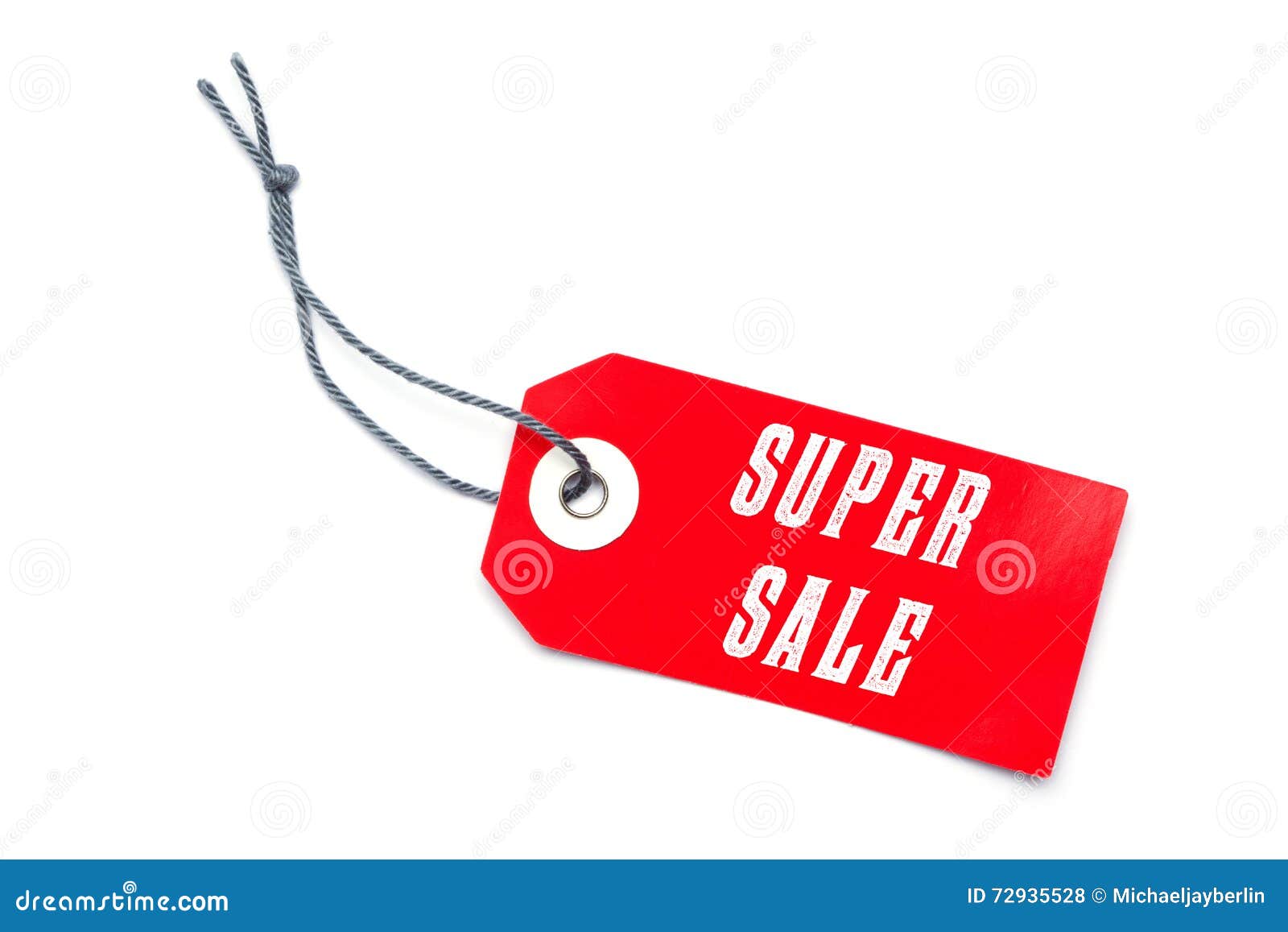 Red Super Sale label tag stock photo. Image of last, promotion - 72935528