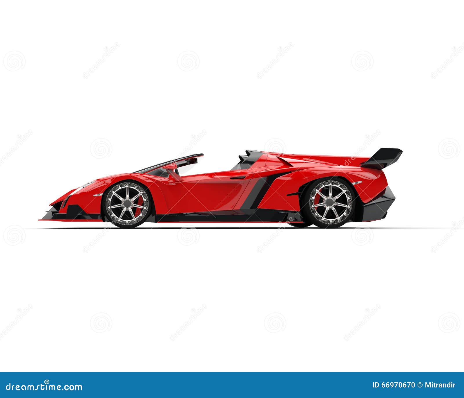 Red Supercar Side View Stock Illustrations – 127 Red Supercar Side View ...