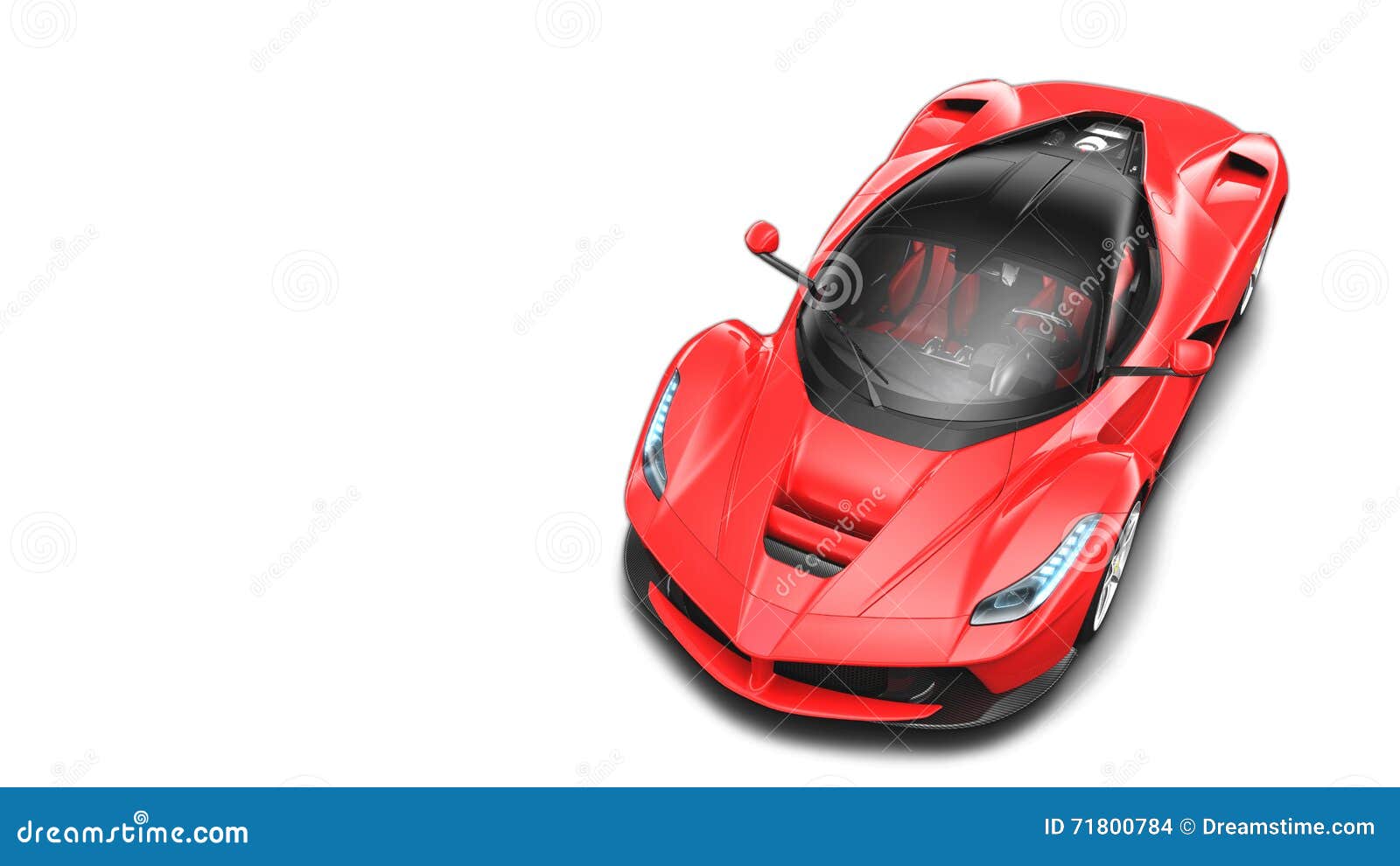 Red Supercar - Front Studio View Editorial Photo | CartoonDealer.com ...