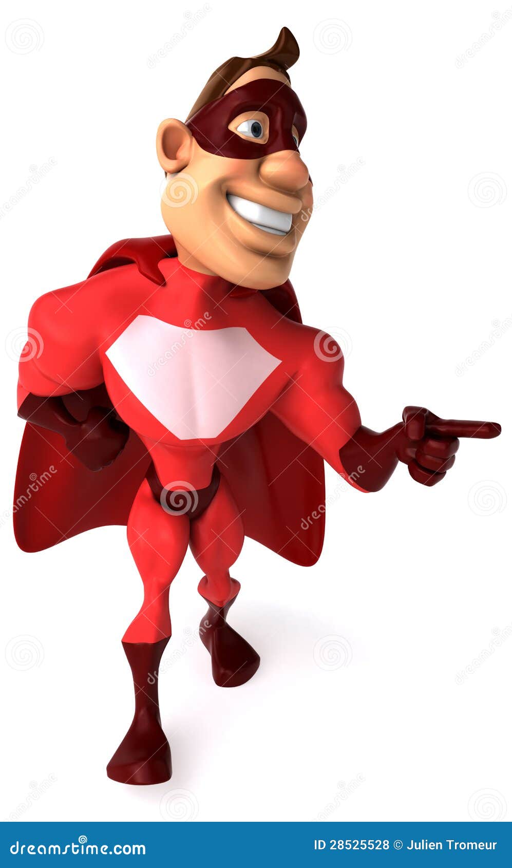 Red Superhero stock illustration. Illustration of glove - 28525528