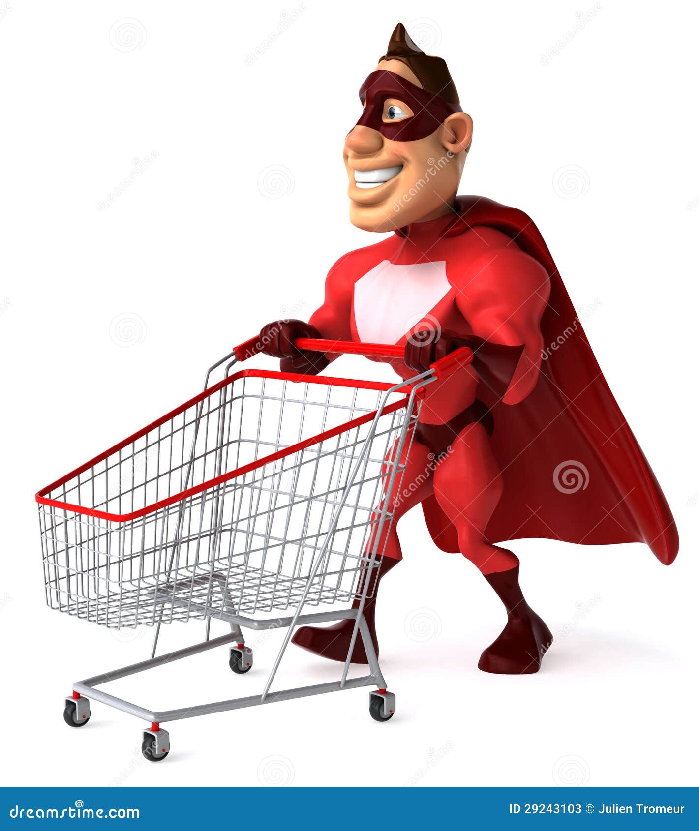 Red Superhero stock illustration. Illustration of cool - 29243103