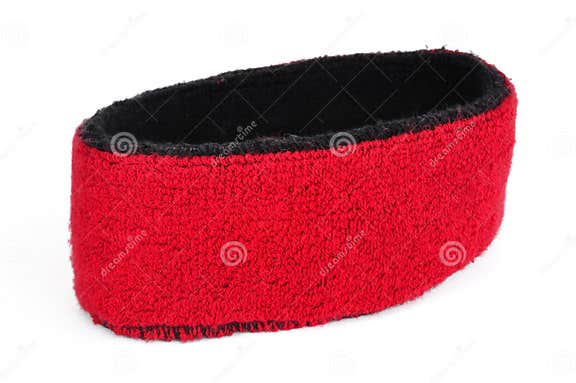 Red Sweatband (Headband) stock photo. Image of sweat - 12352834