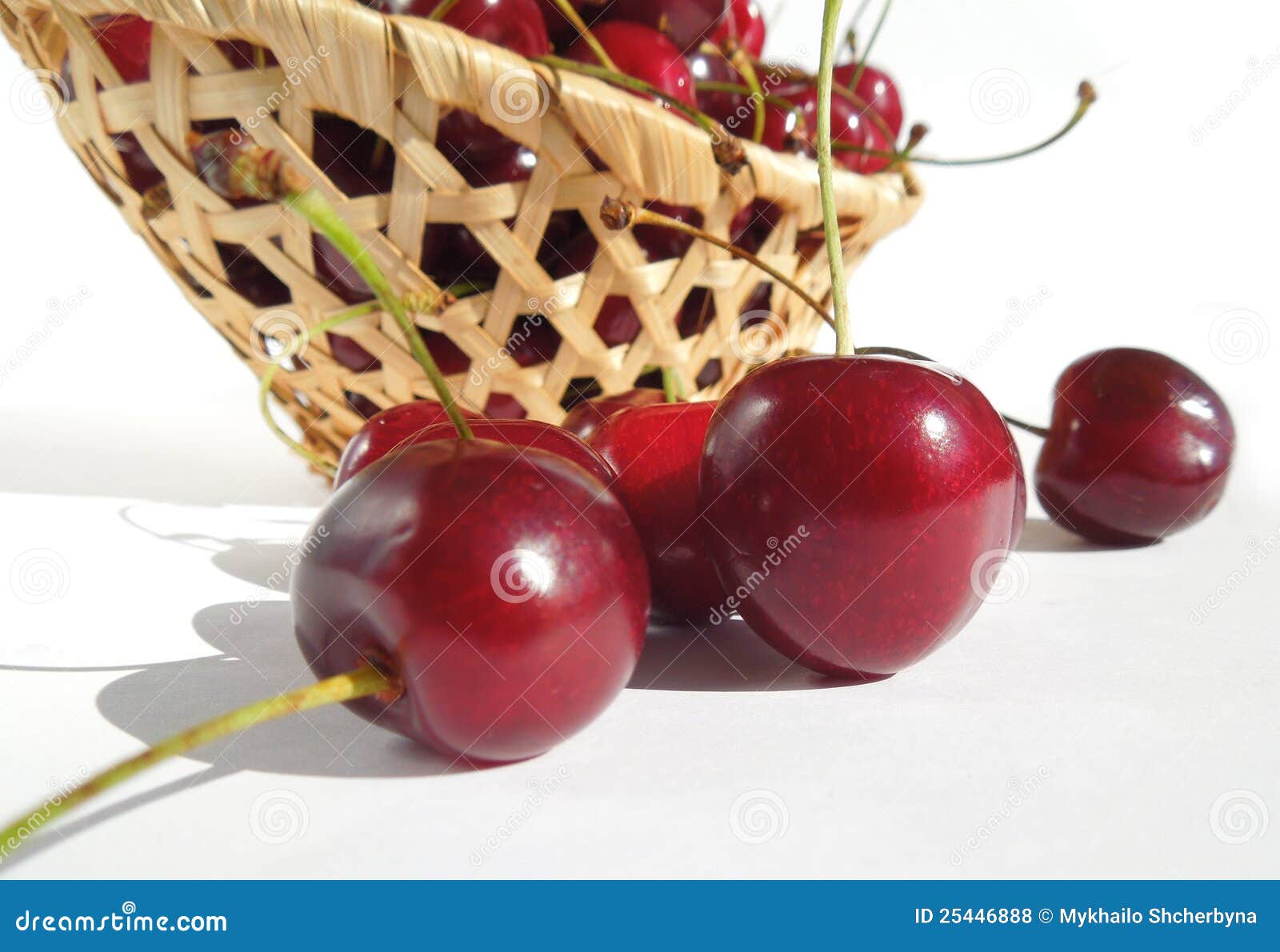 Red sweet cherries. stock photo. Image of cherry, summer - 25446888