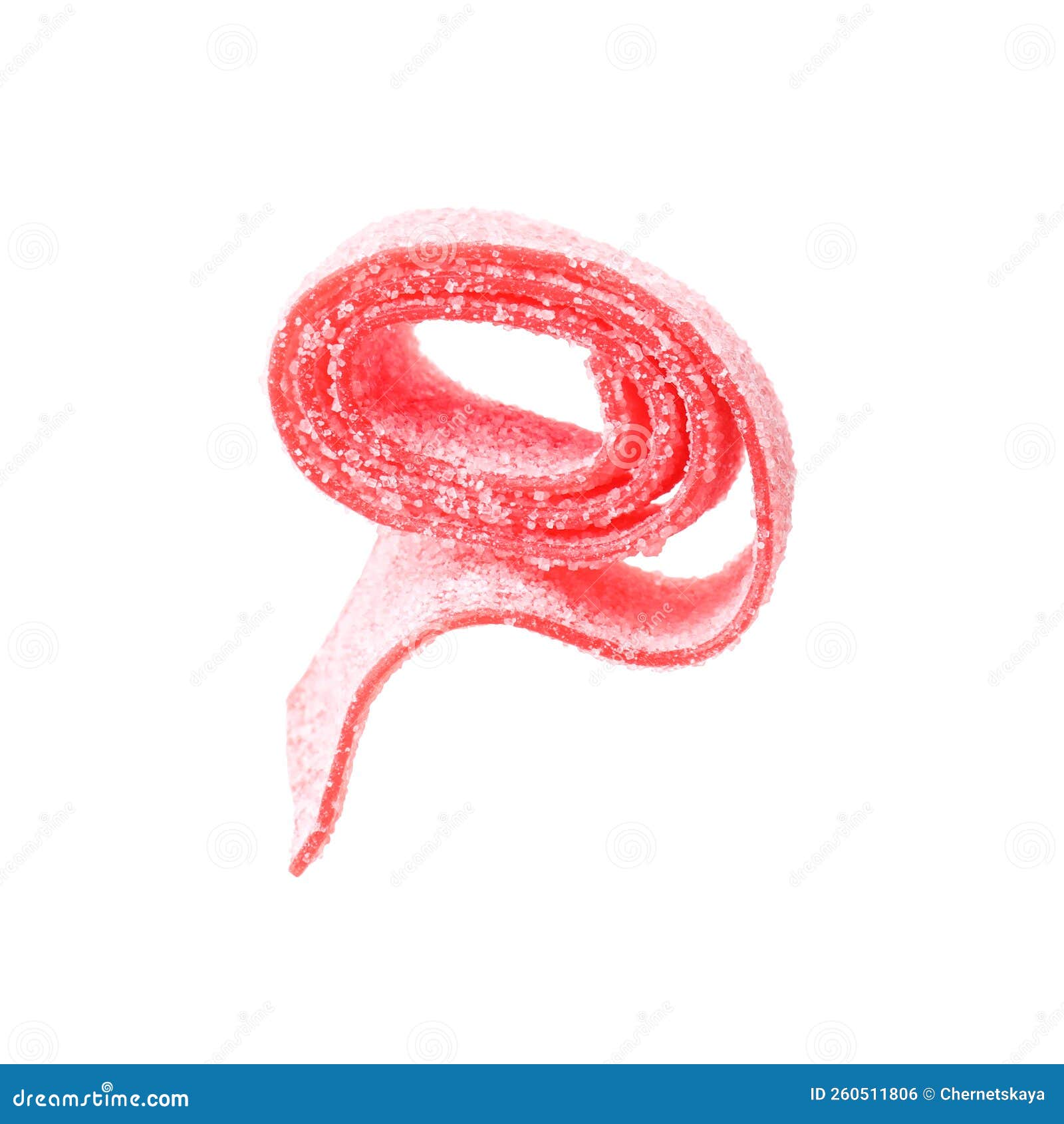 Red Sweet Jelly Candy on White Background Stock Photo - Image of ...