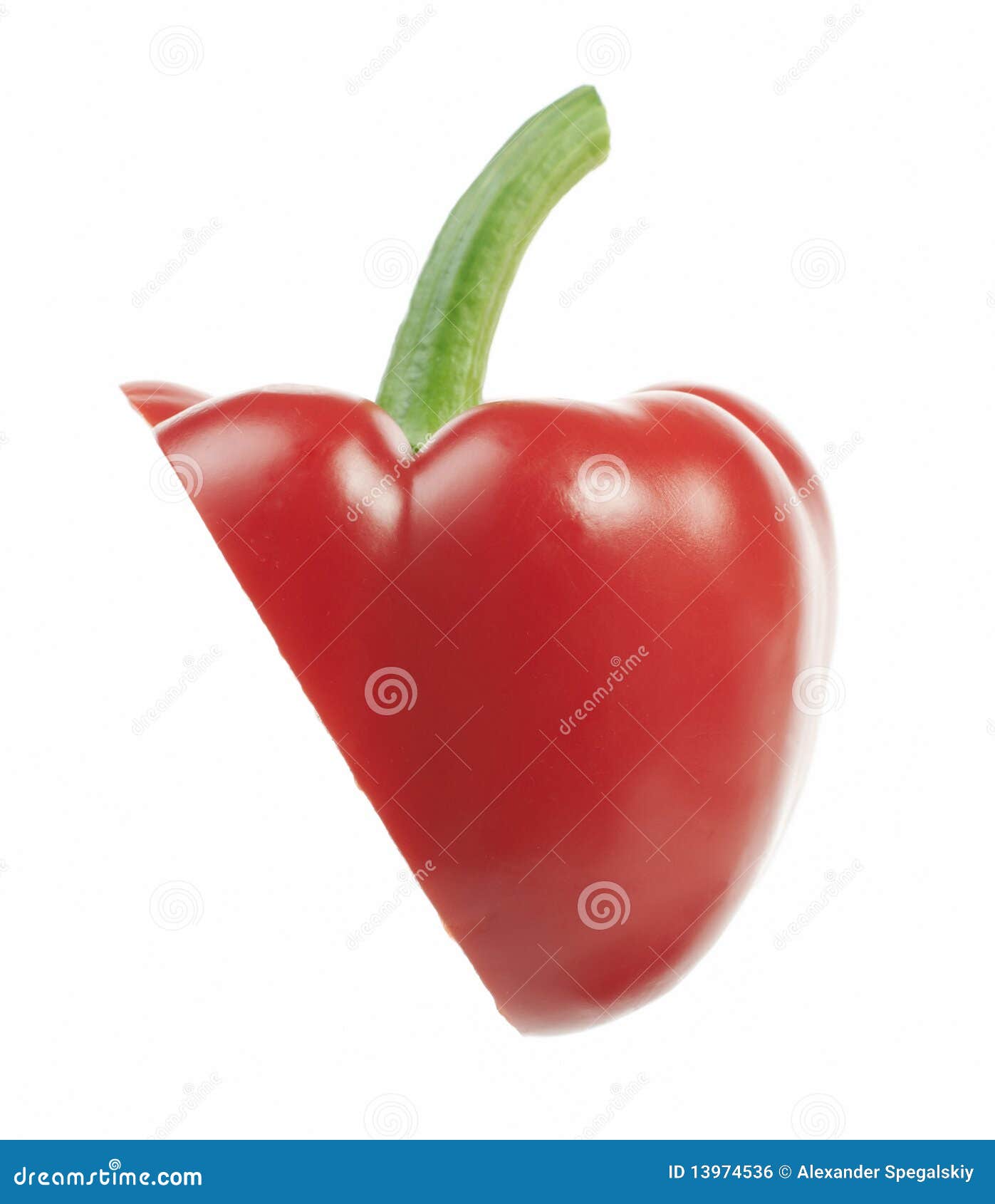 Red sweet pepper stock photo. Image of healthy, stem - 13974536