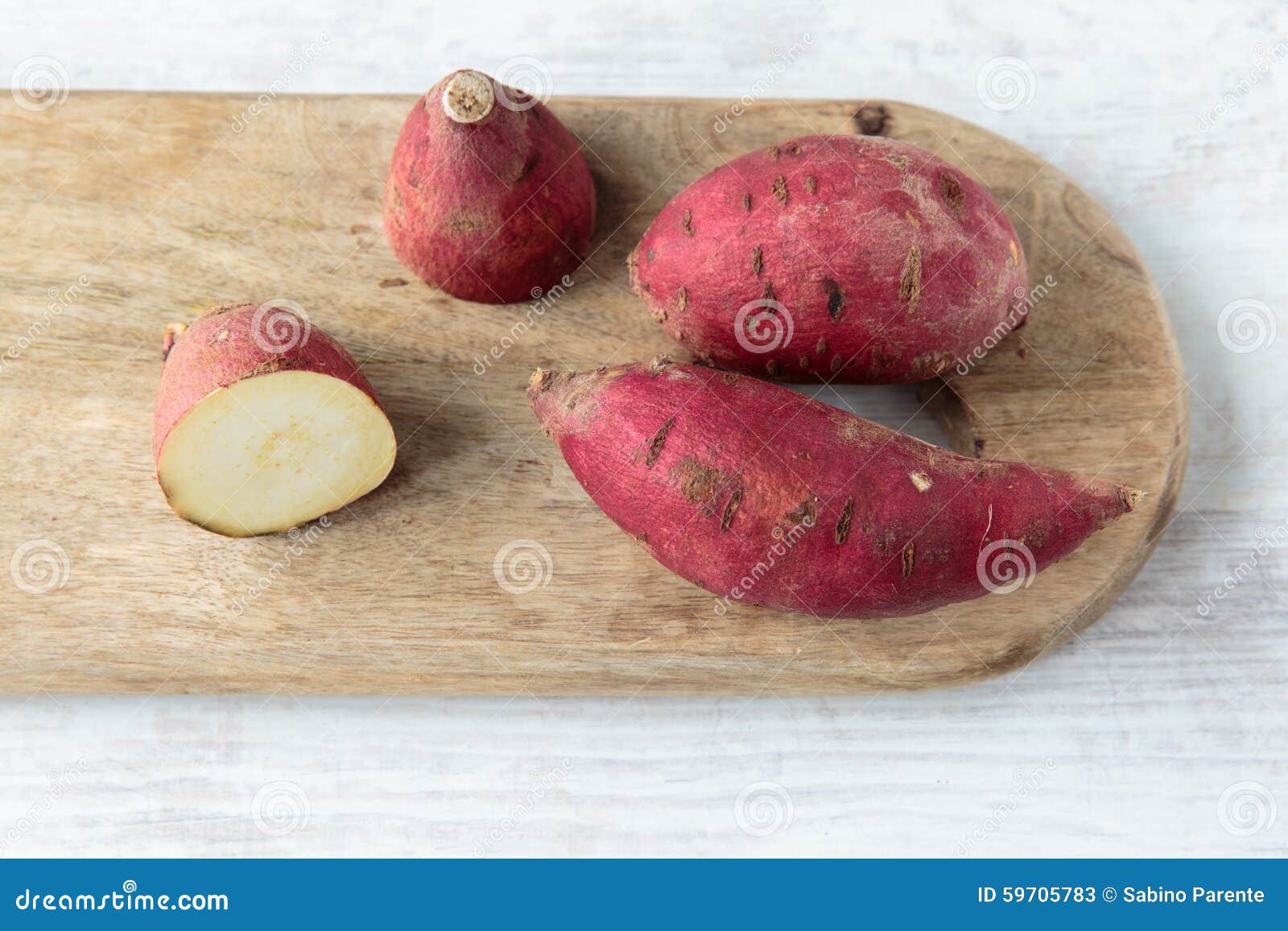 Red sweet potatoes stock image. Image of tuber, root - 59705783