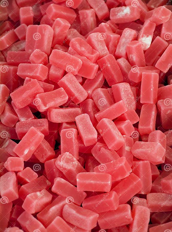 Red sweets stock image. Image of sugar, rectangular, sweetmeat - 197817