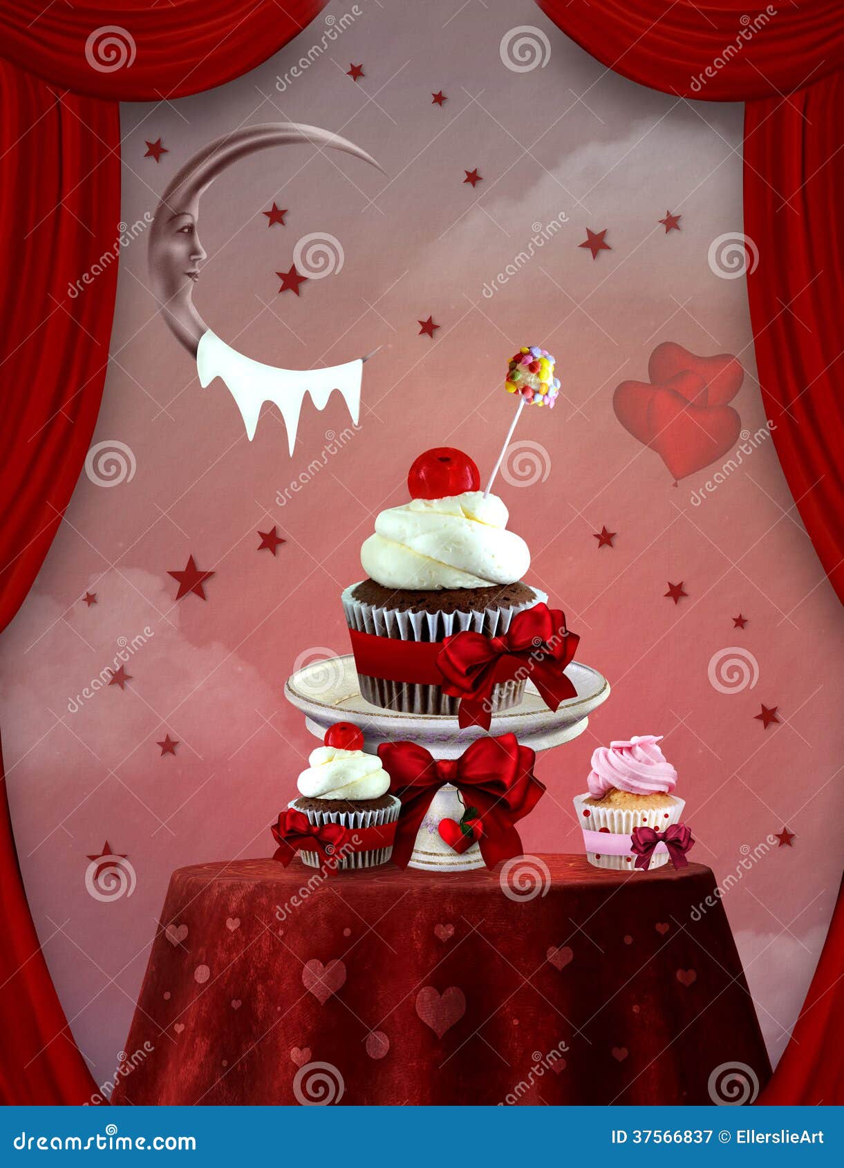 Red sweets stock illustration. Illustration of lollipops - 37566837