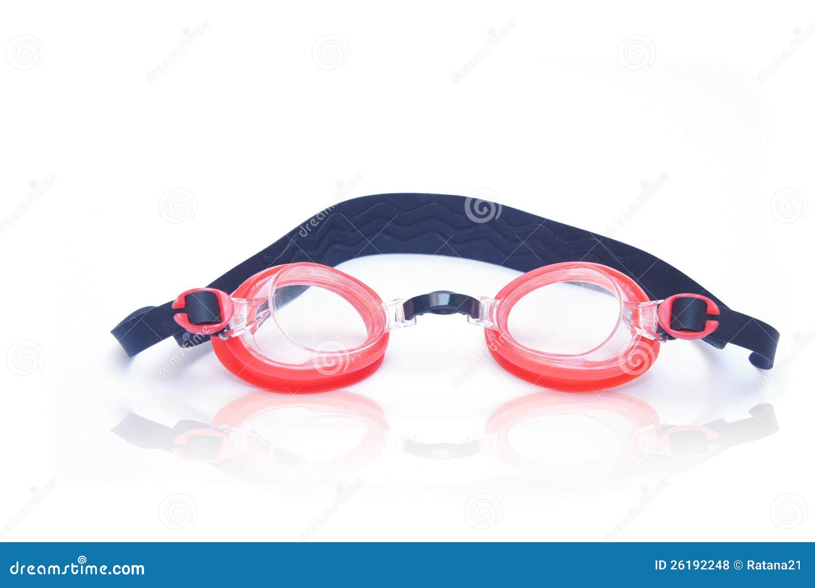 Red swim goggles stock photo. Image of eyeglasses, accessory - 26192248