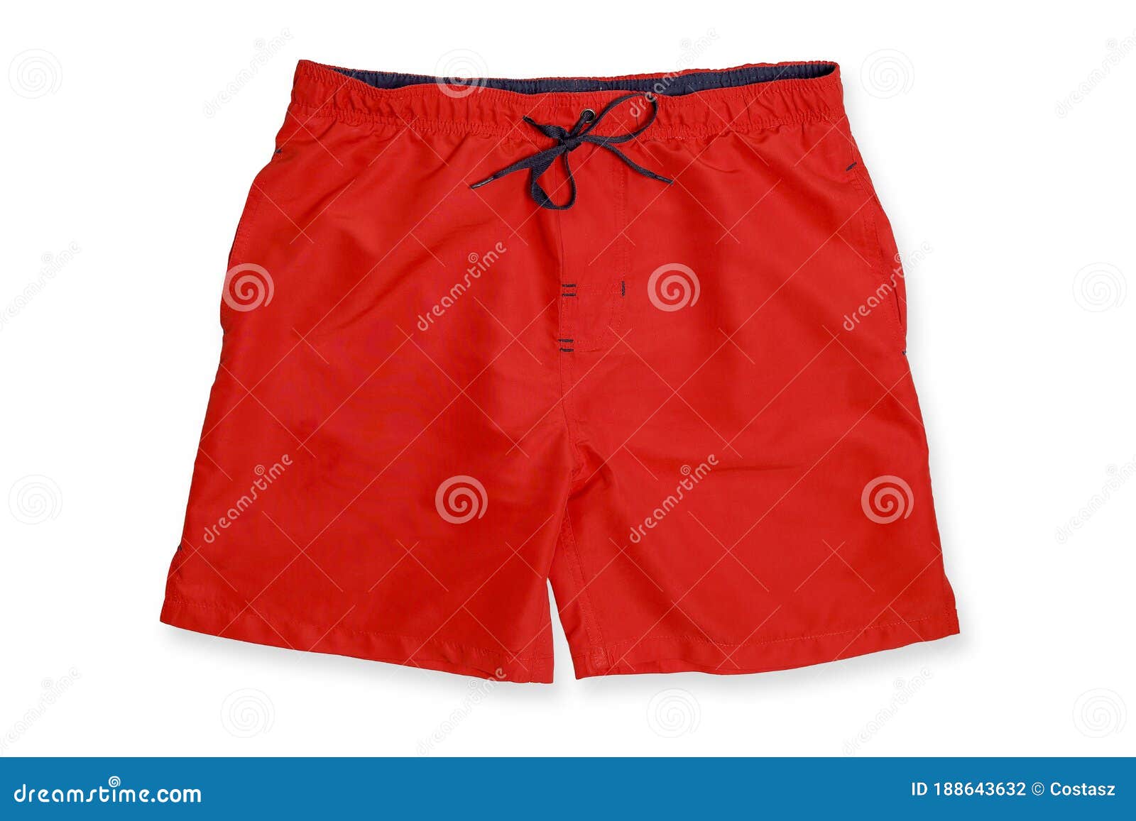 Red swimming trunks stock photo. Image of beach, trunks - 188643632