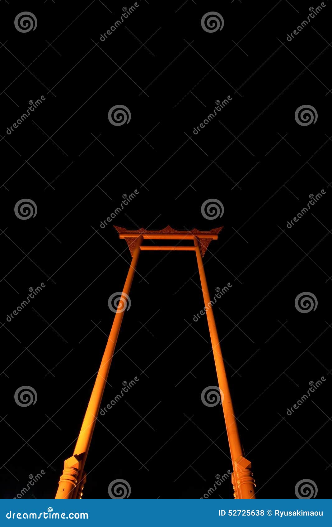 Red swing stock photo. Image of landmark, worship, antique - 52725638