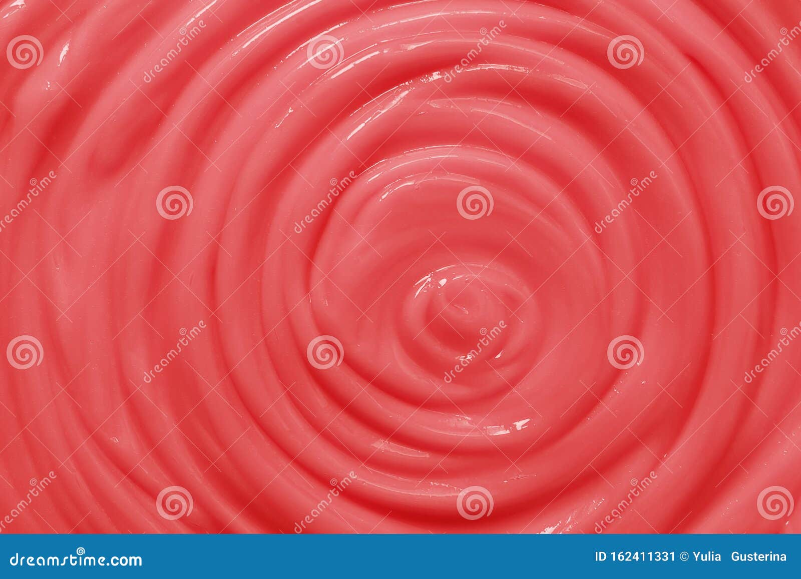 Red Swirl Cream Texture. Moisturizing Cosmetic Cream Abstract ...