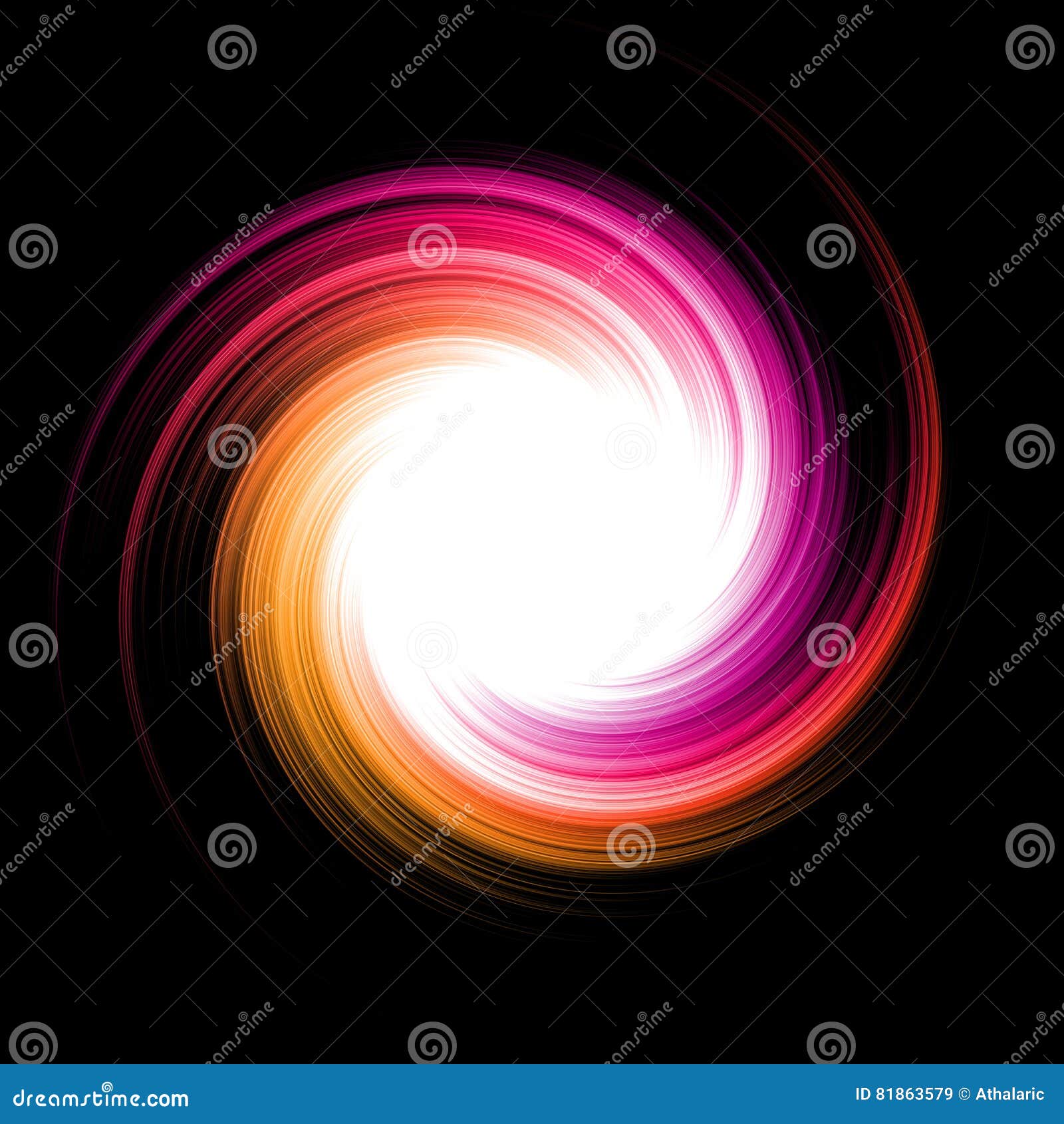 Red Swirl Hole Space Square Background Stock Illustration ...
