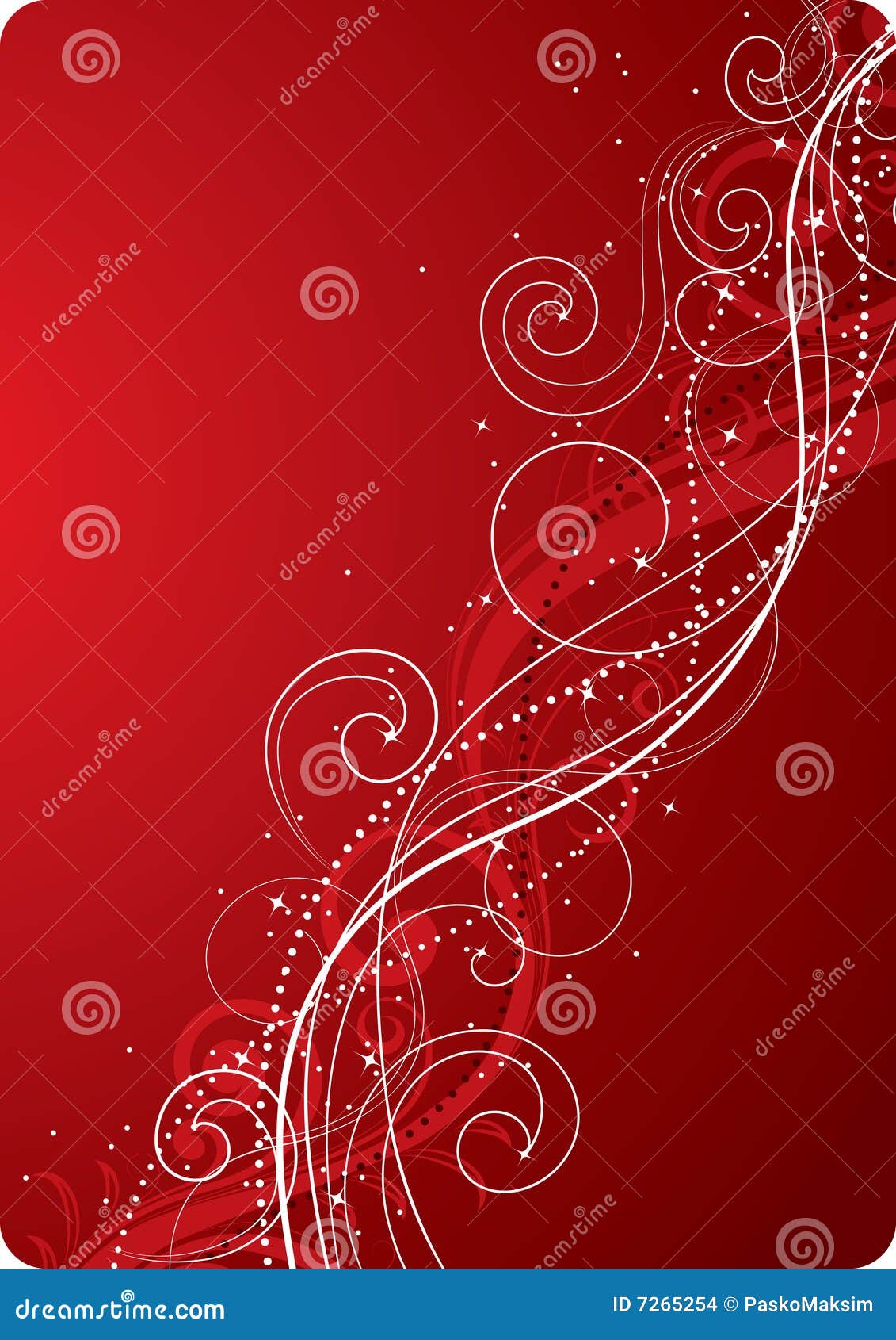 Red swirly bakcground stock vector. Illustration of colours - 7265254