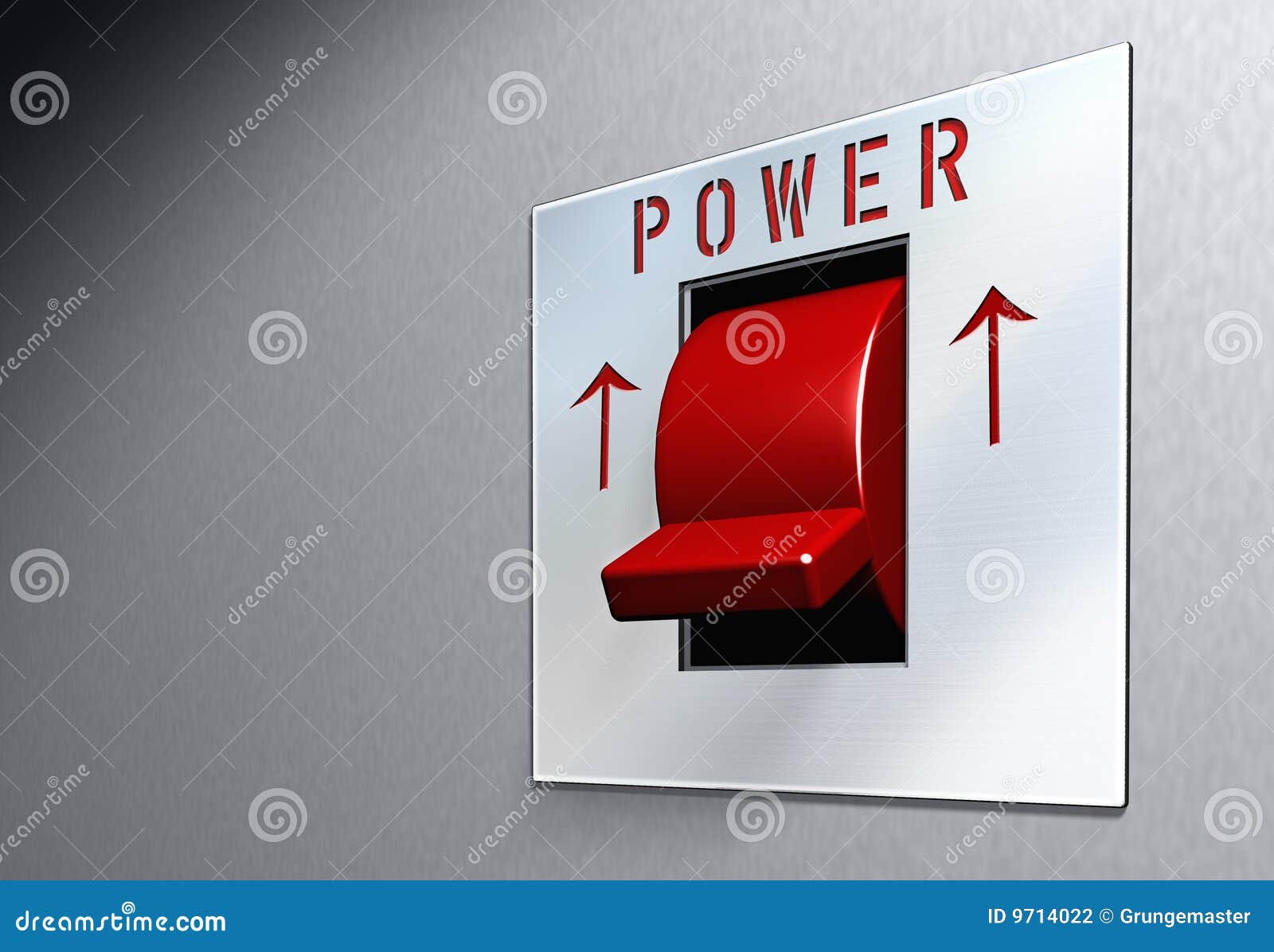 Red switch stock illustration. Illustration of sign, design - 9714022