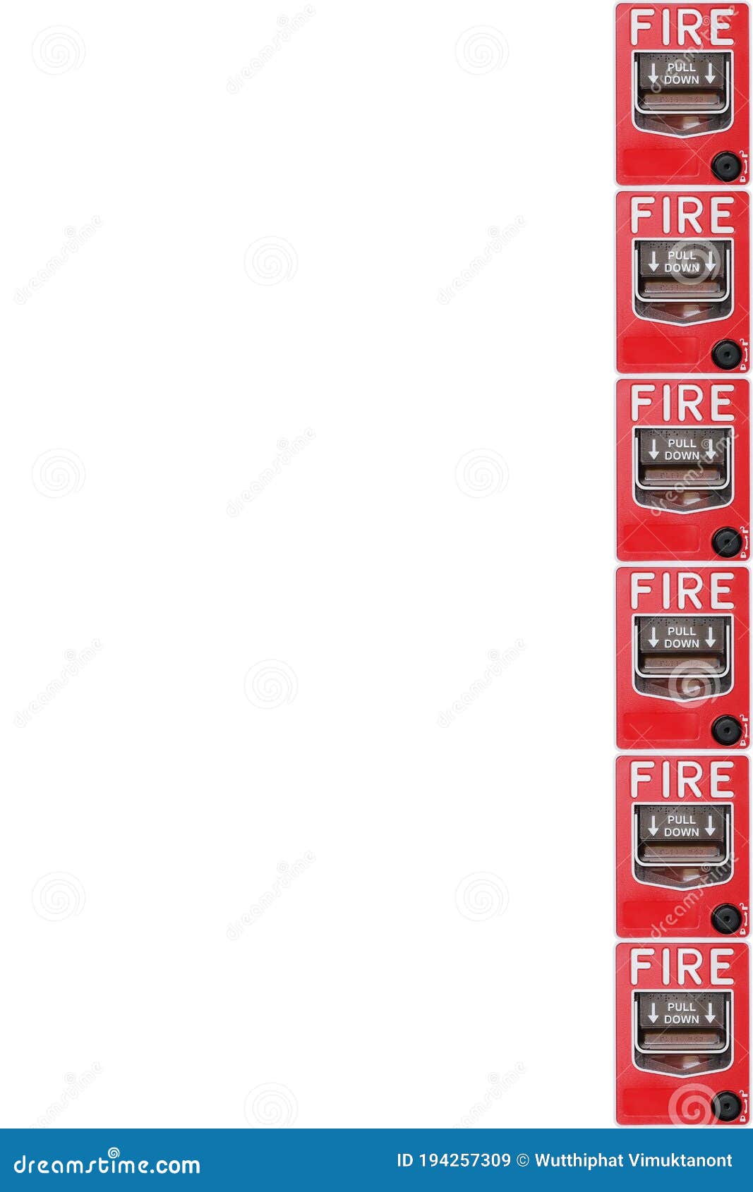 Red Switch Fire Alarm Presented As Background Ideal for Design Stock ...