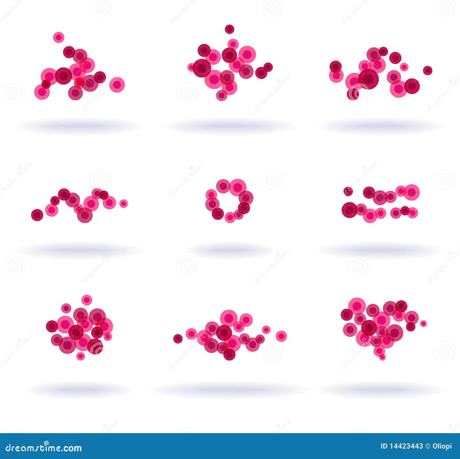 Red symbols stock vector. Illustration of element, style - 14423443