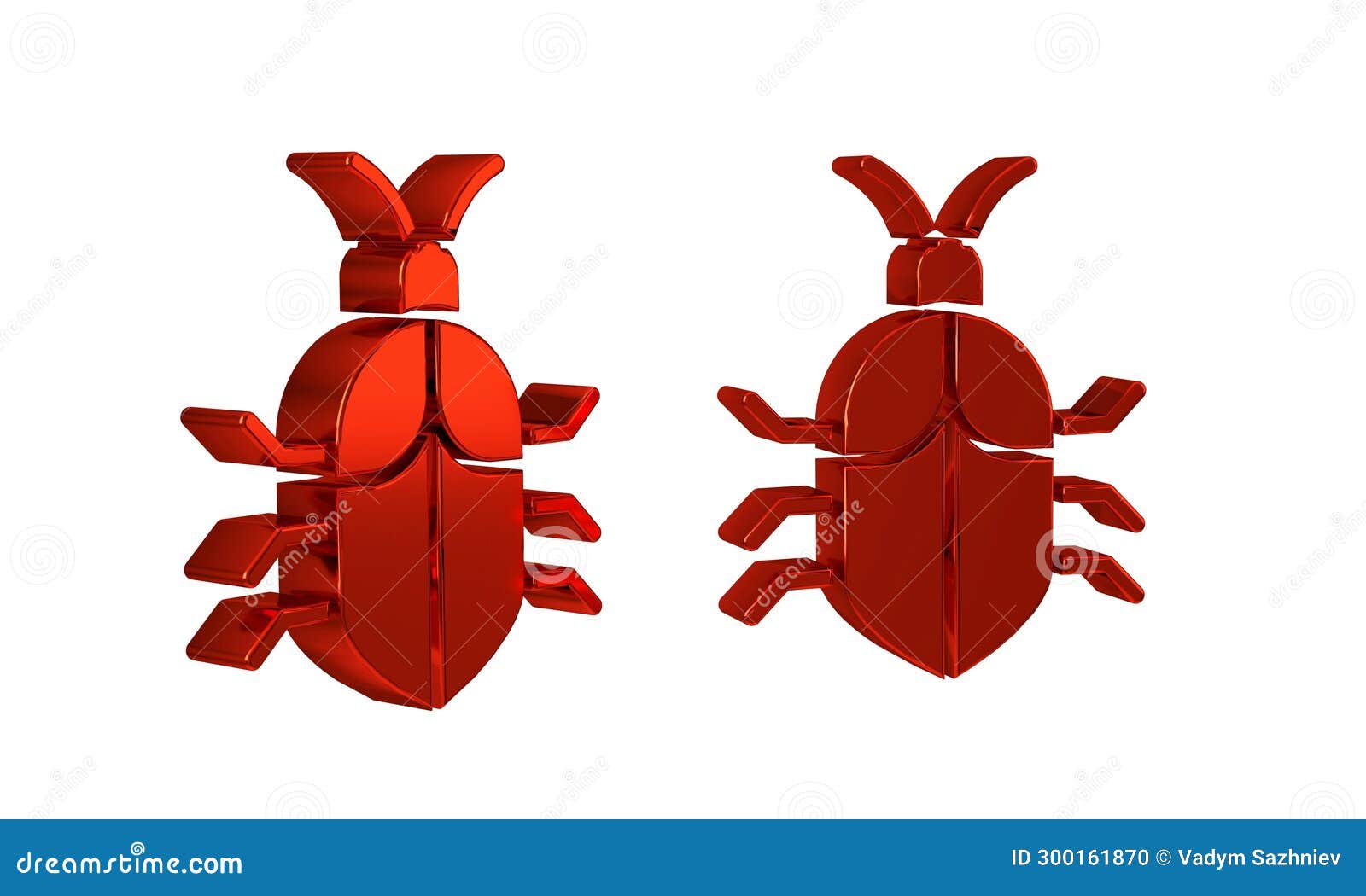 Red System Bug Concept Icon Isolated on Transparent Background. Code ...