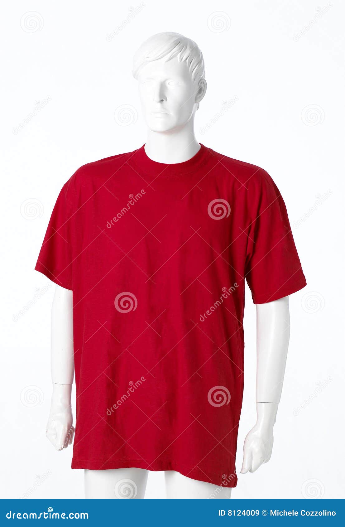 Red t-shirt stock image. Image of young, textiles, clothing - 8124009