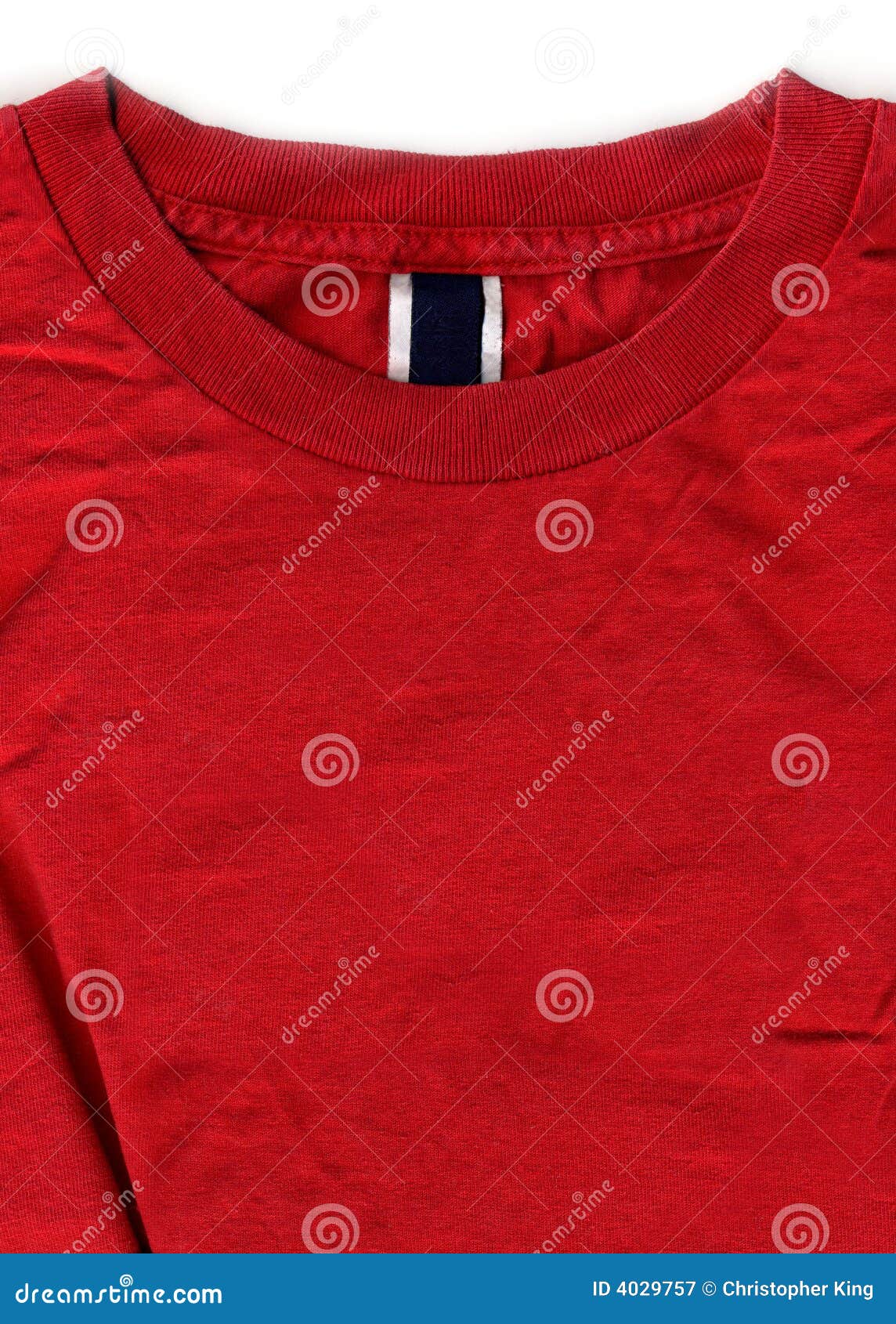 Red T-shirt Design with Tags and Labels Stock Image - Image of ...