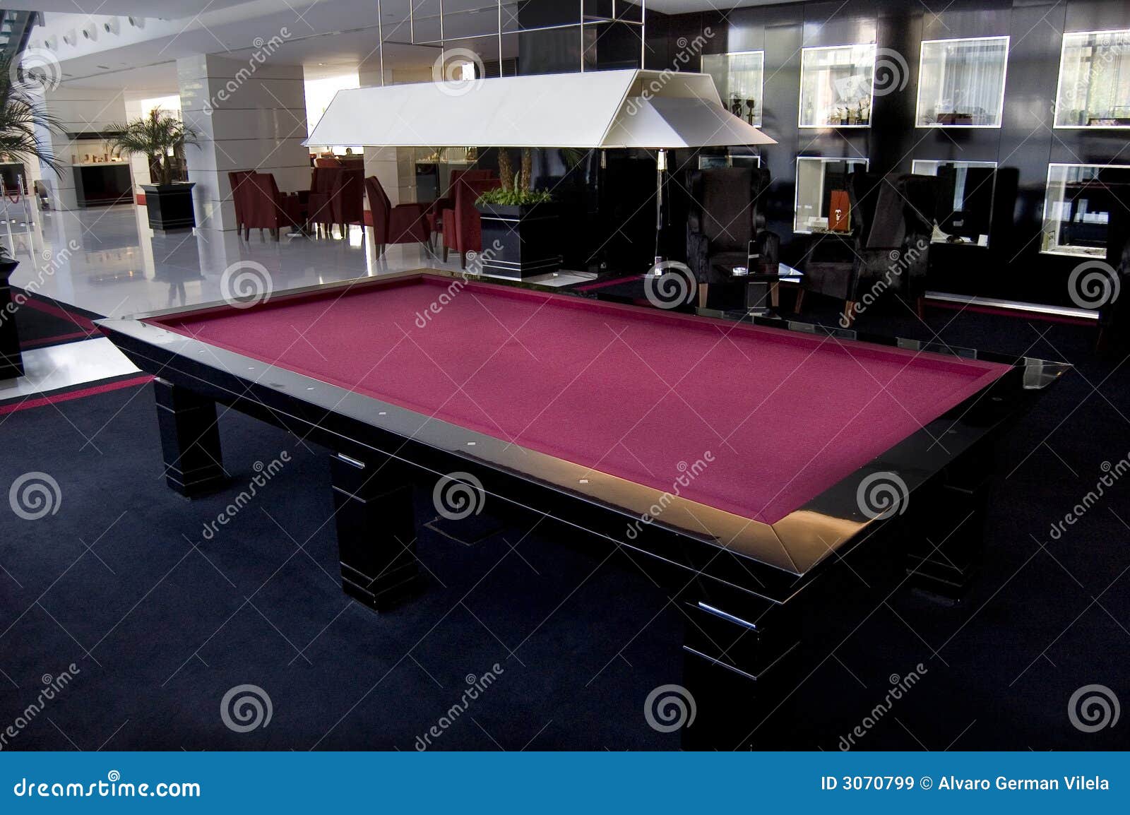 Red table of billiard stock image. Image of classic, cafe - 3070799