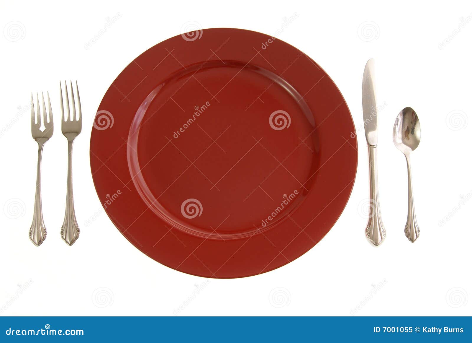Red Table Setting stock image. Image of dining, interior - 7001055