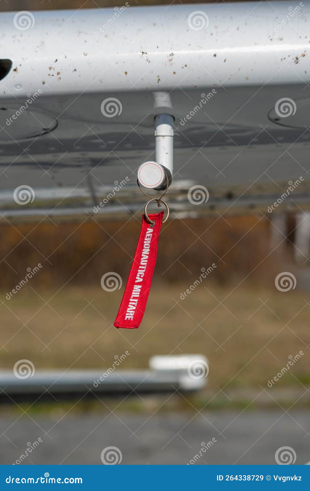 Red Tag for the Aircraft when Ready To Take Off Stock Image - Image of ...
