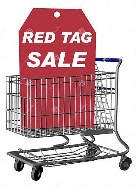 Red Tag Sale stock illustration. Illustration of online - 630257