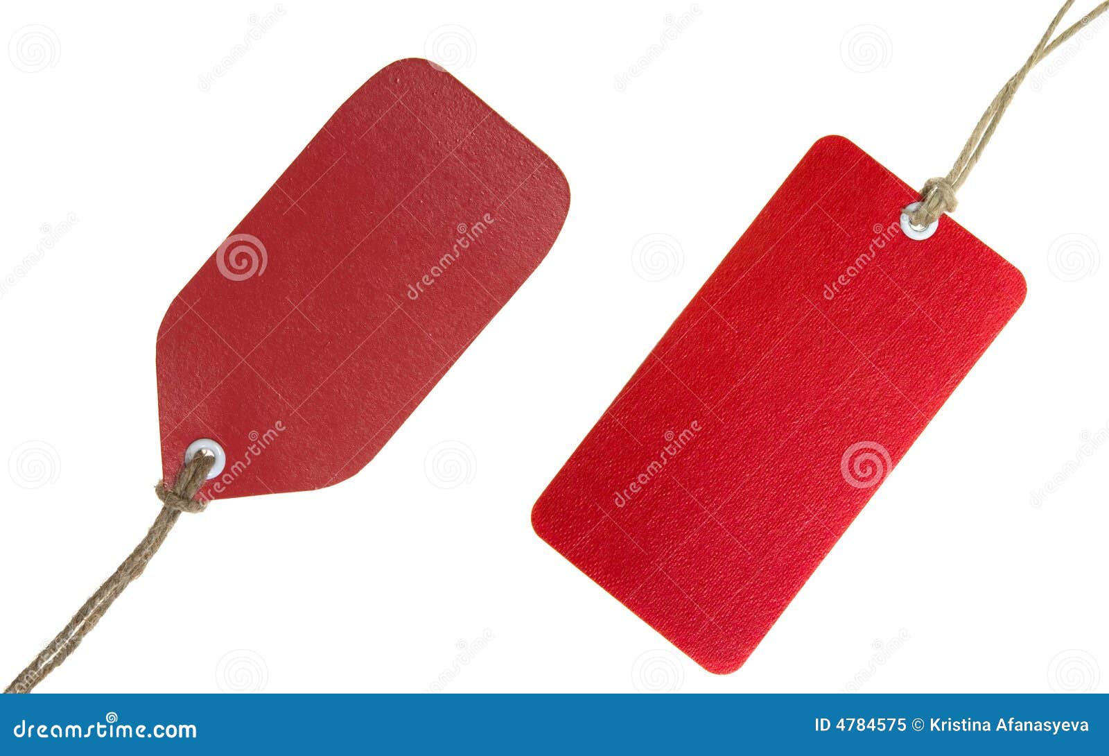 Red Tag Set stock image. Image of element, hanging, circle - 4784575