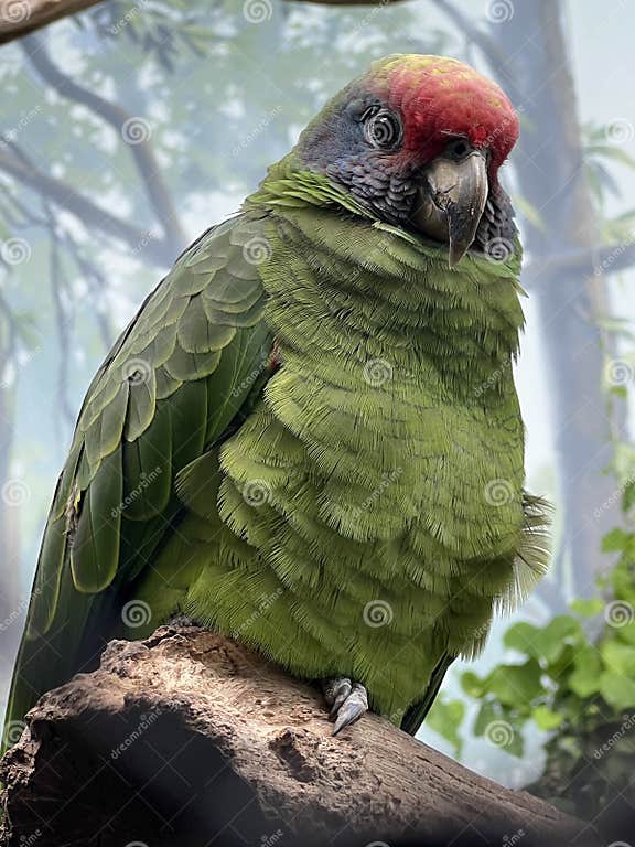 A Red Tailed Amazon Parrot stock photo. Image of color - 306703814