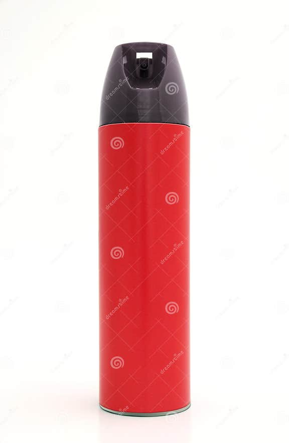 Red, Tall Bug Spray Can stock photo. Image of aerosol - 33442178