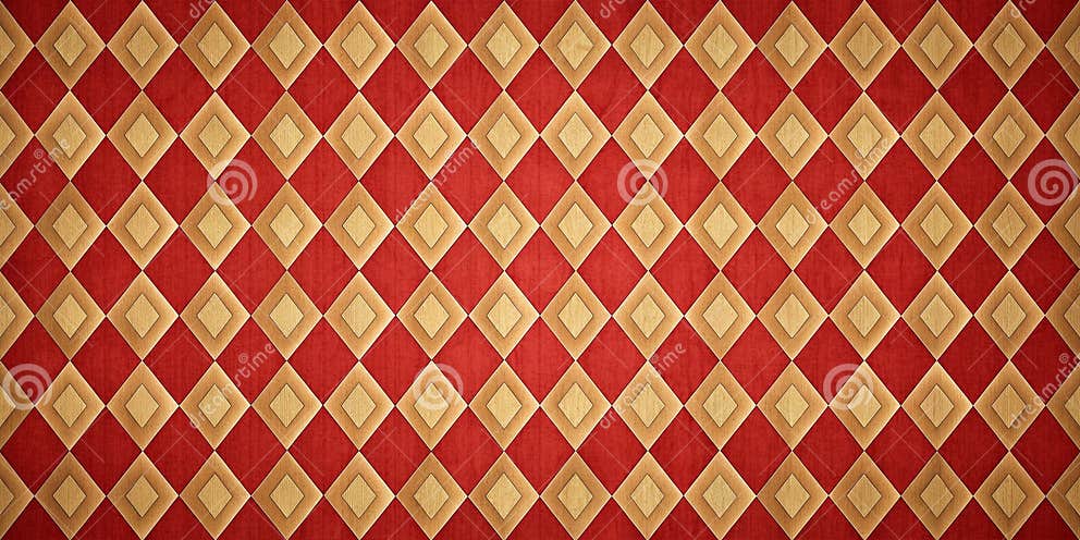 Red and Tan Diamond Pattern Creates Abstract Background Generative by ...